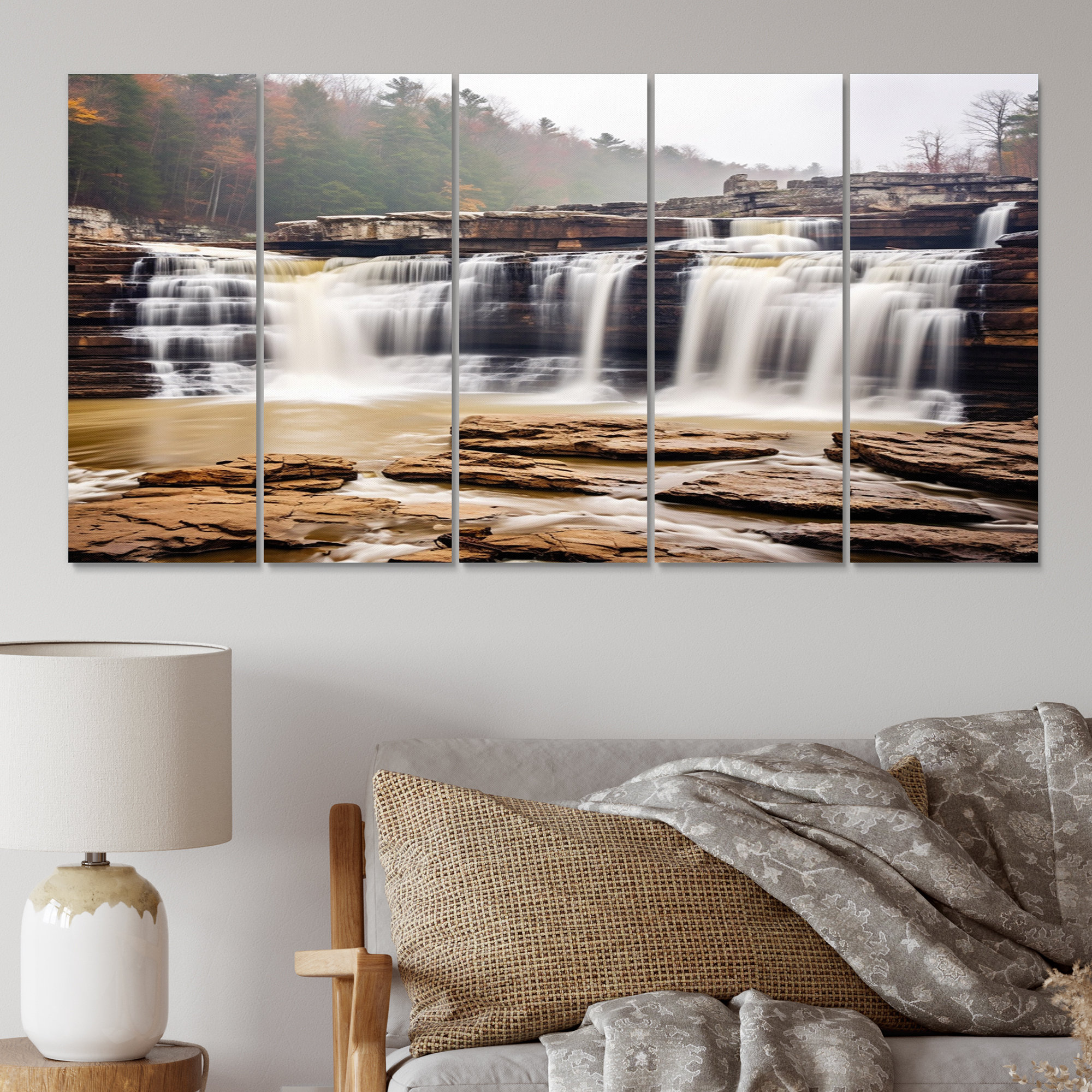 Loon Peak Alabama Water Cascades Beauty I - Landscapes Wall Decor - 5 ...