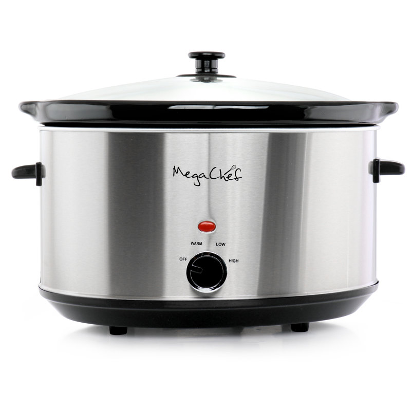 MegaChef 8 Liter Slow Cooker with Mini 0.6 Liter Warmer & Reviews | Wayfair