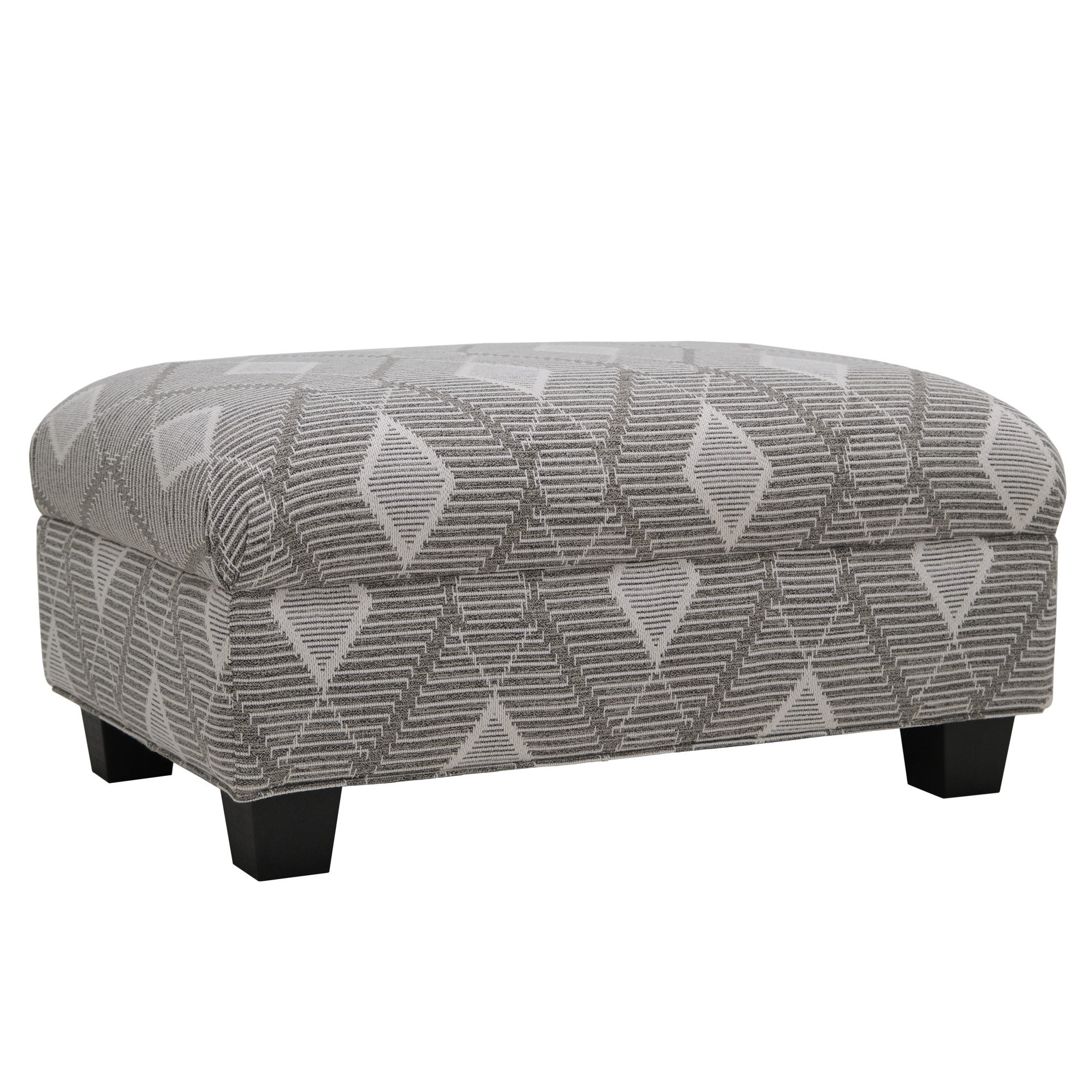 Latitude Run® Bright Fog Ottoman | Wayfair