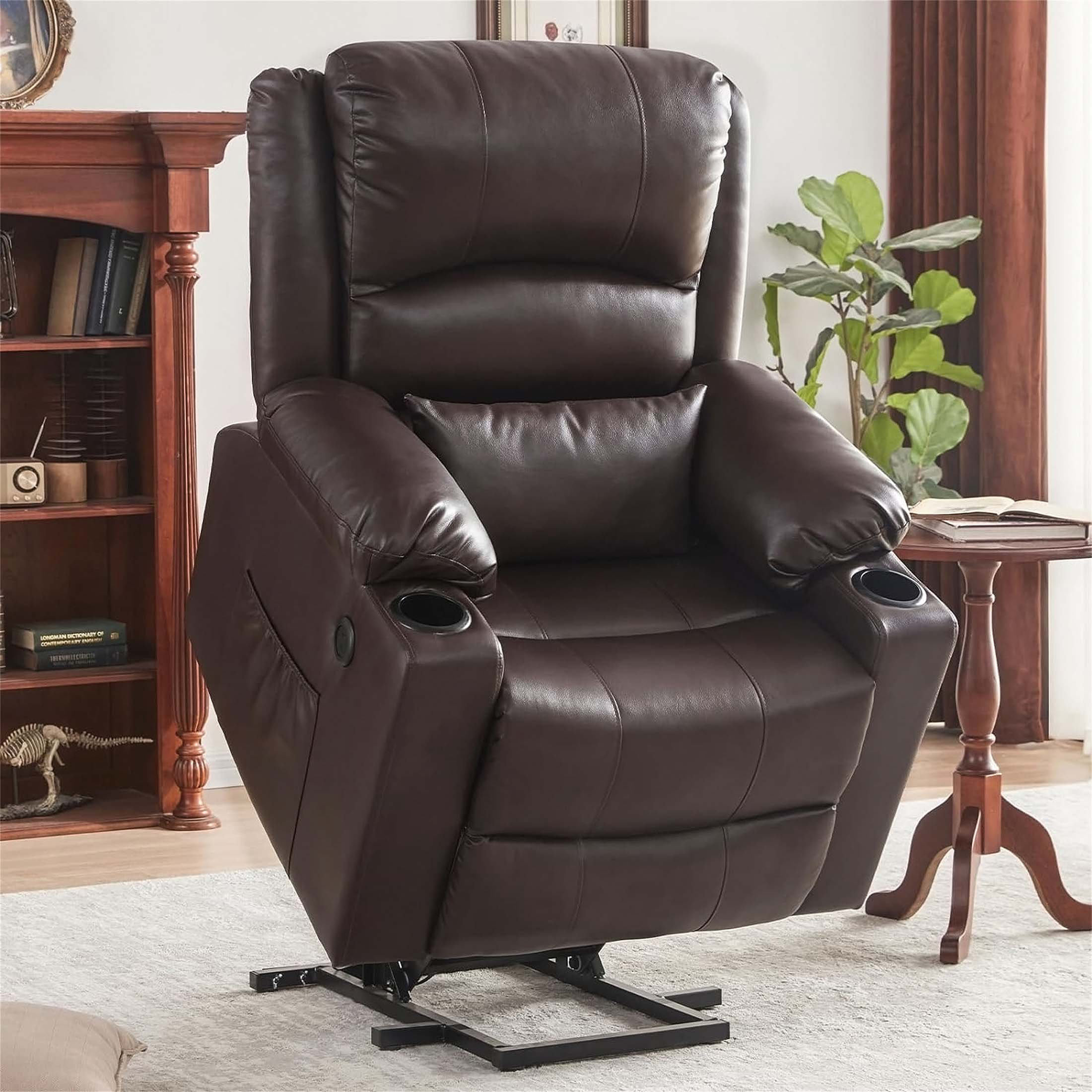 Lark Manor™ Electric Power Lift Chairs Recliner Heat And Massage Chair ...