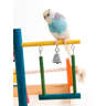 Penn Plax Small Wooden Bird Playground - Natural Playstand Activity ...