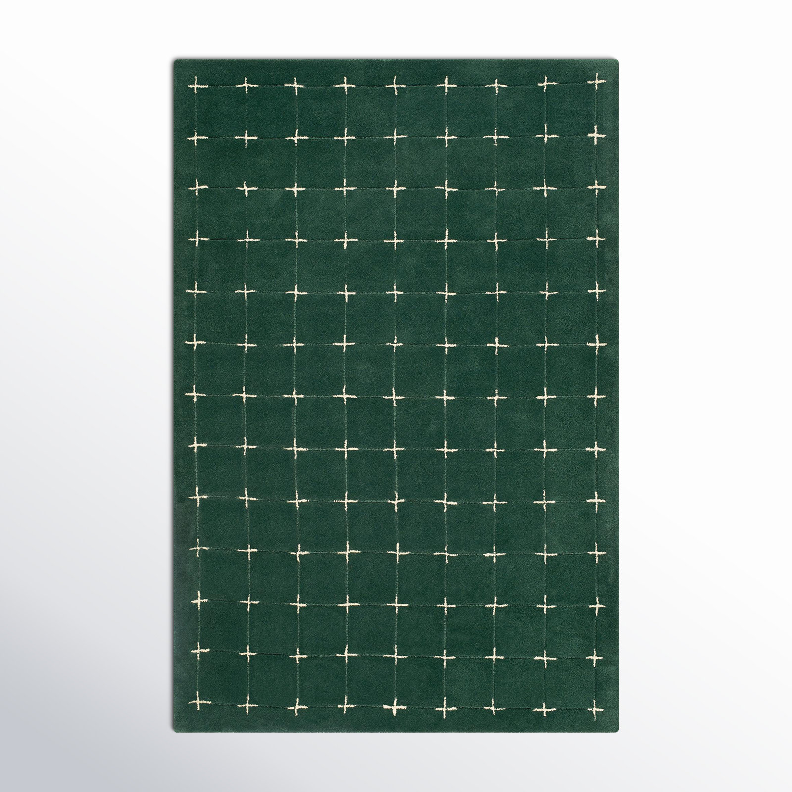 AllModern Mallory Green Hand Tufted Area Rug & Reviews | Wayfair