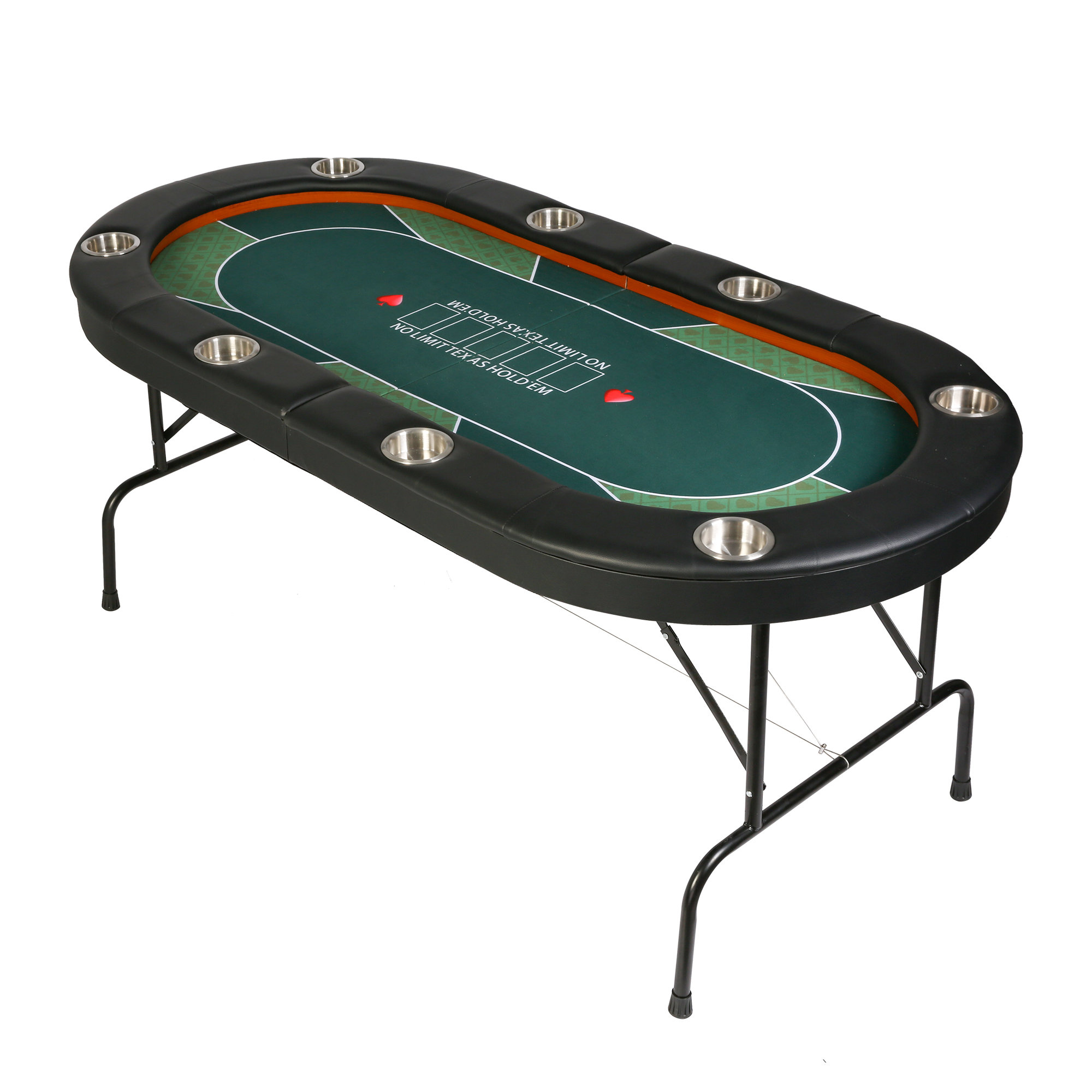 ACEM Foldable Poker Table 8 Playes & Reviews - Wayfair Canada