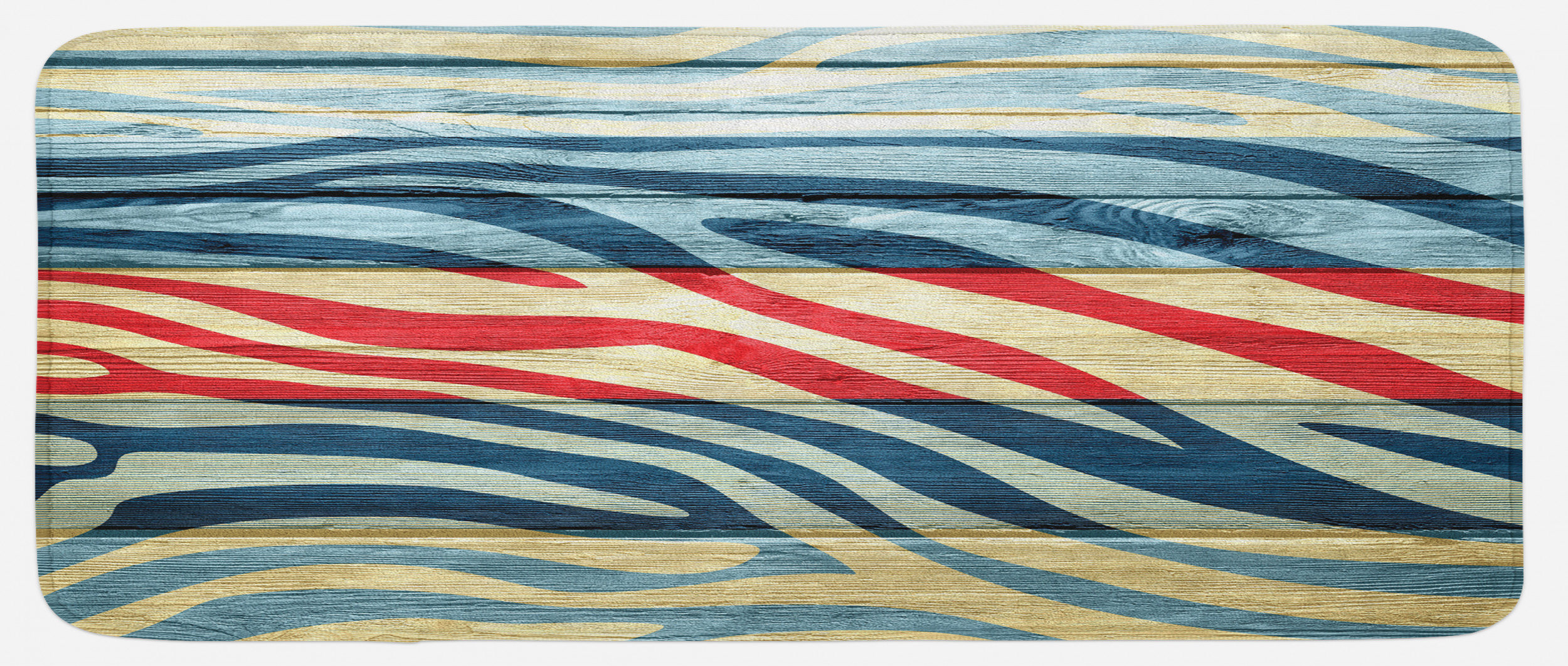 East Urban Home Zebra Print Kitchen Mat | Wayfair