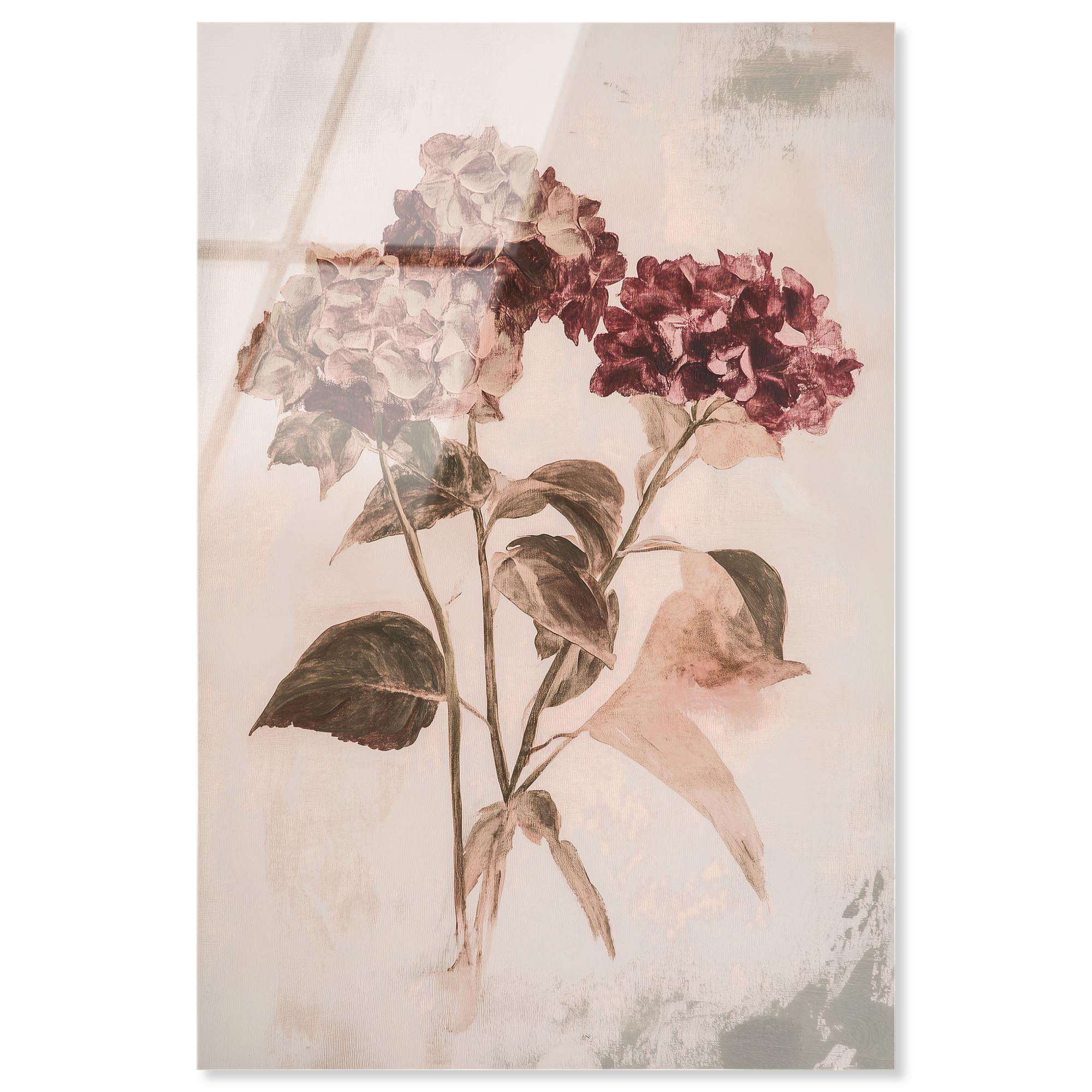 House of Hampton® Dusky Petal Acrylic Print Floral Wall Decor by Art ...