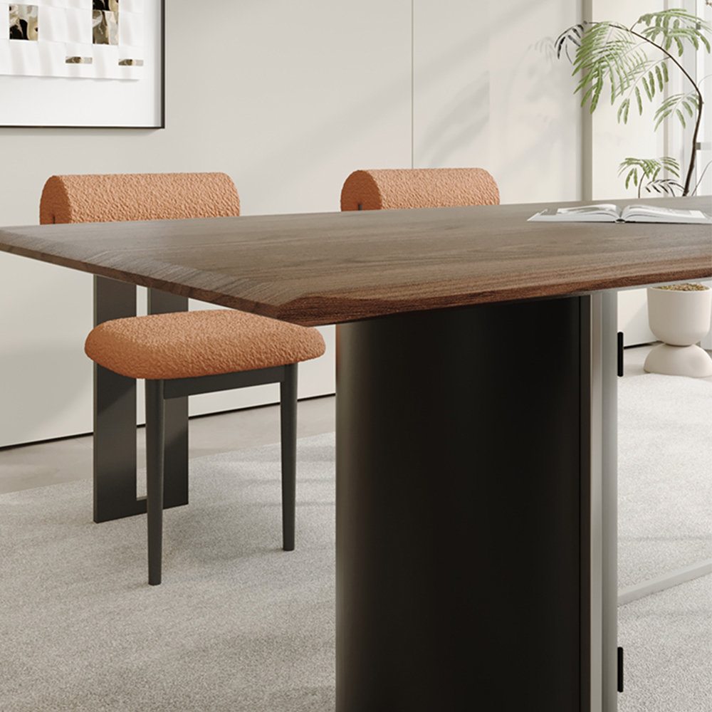 Table Treasures.e Nordic Solid Wood Dining Table Set Rectangular Dining Set | Wayfair