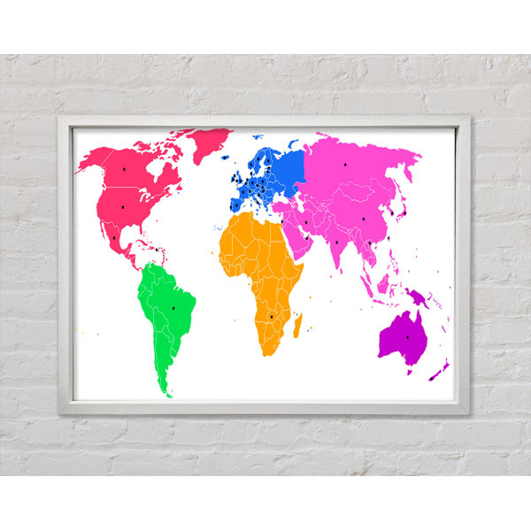 Bright Star Map N Stars Of The World - Print | Wayfair.co.uk
