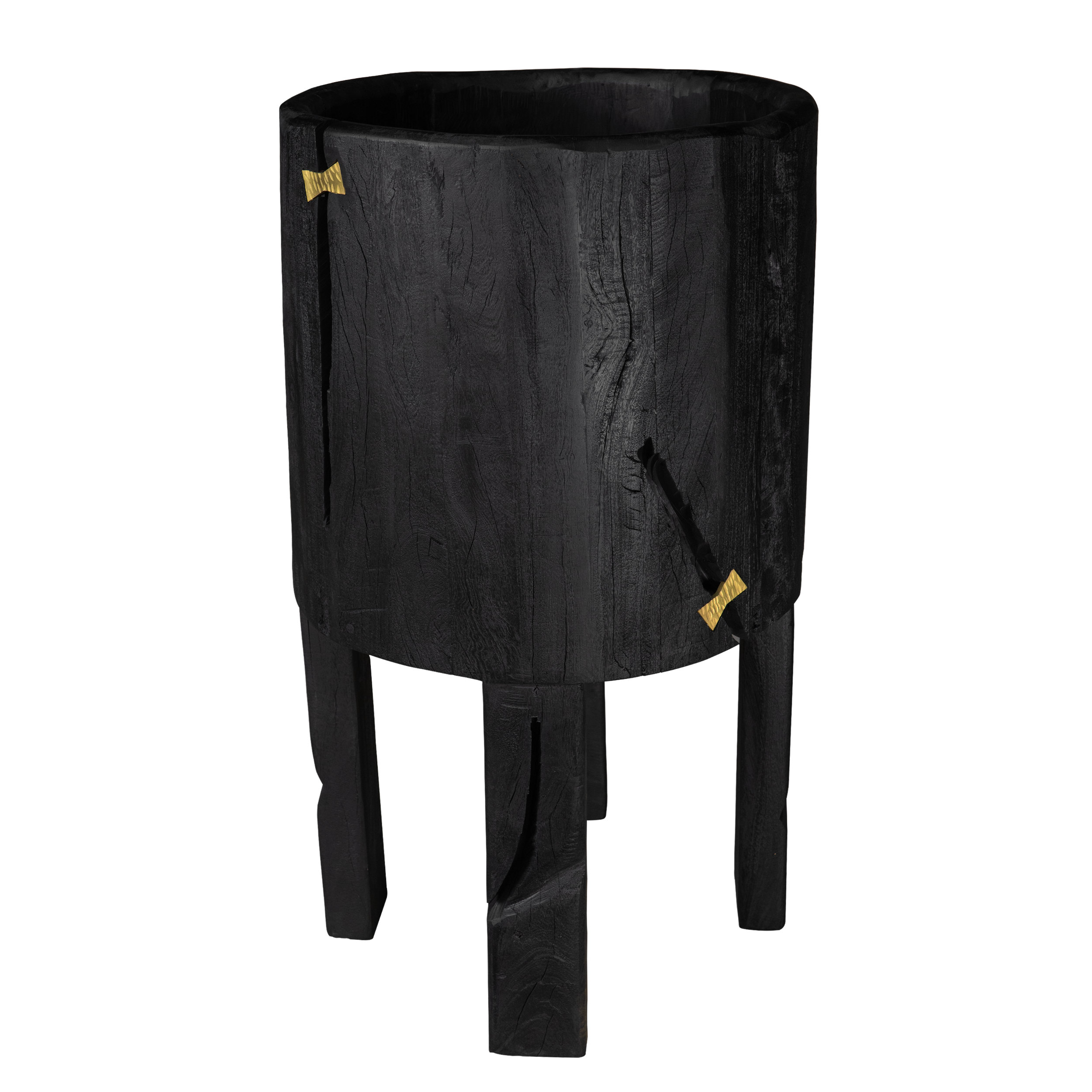 Red Barrel Studio Obsidian Heirloom Planter (Large) ~ A bold fusion of ...