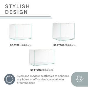 Sam's Pets Cove 11 Gallon Fish Tank | Wayfair