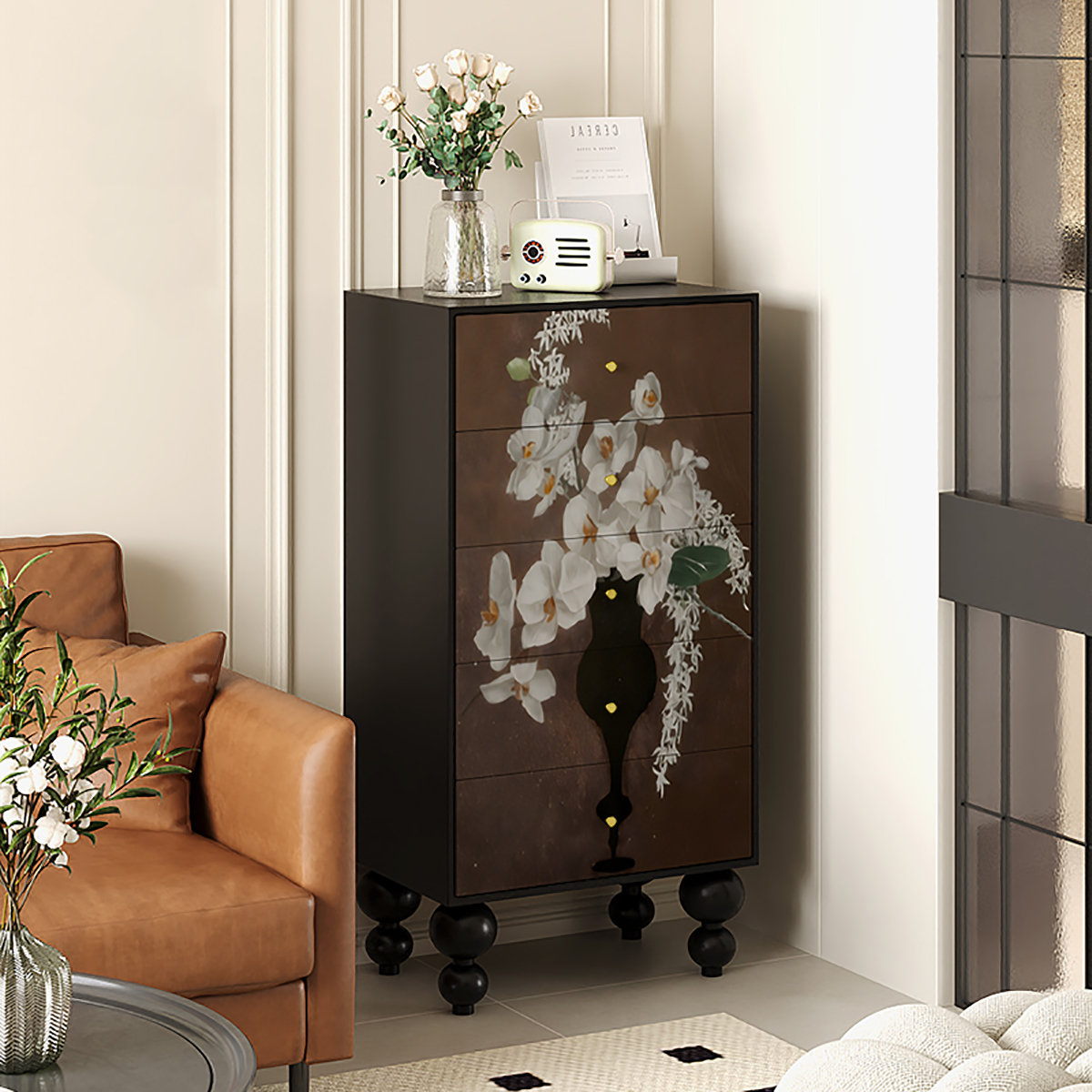 Canora Grey French living room drawers cabinet decor cabinet | Wayfair