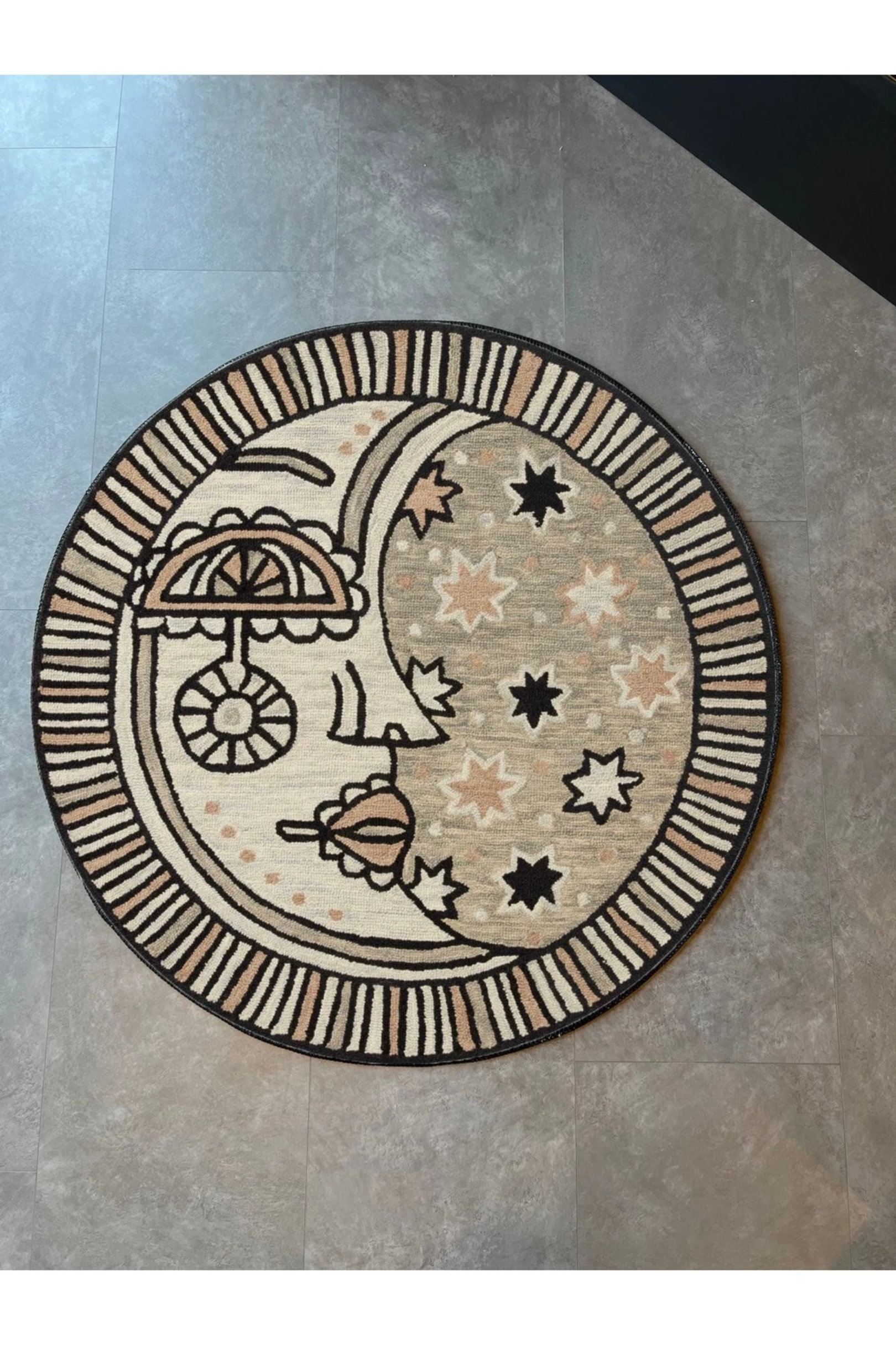 Latitude Run® Personalized Woven Carpet With Face Figures | Wayfair
