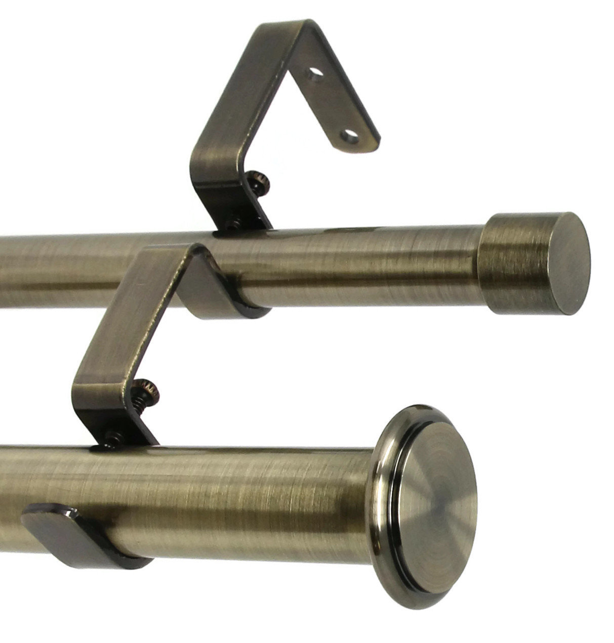 Andover Mills™ Isaias Adjustable Double Curtain Rod & Reviews | Wayfair