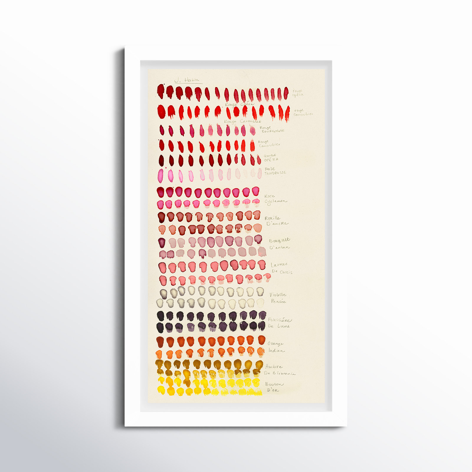 Joss & Main Swatch Rose by Susan Hable - Picture Frame Graphic Art ...