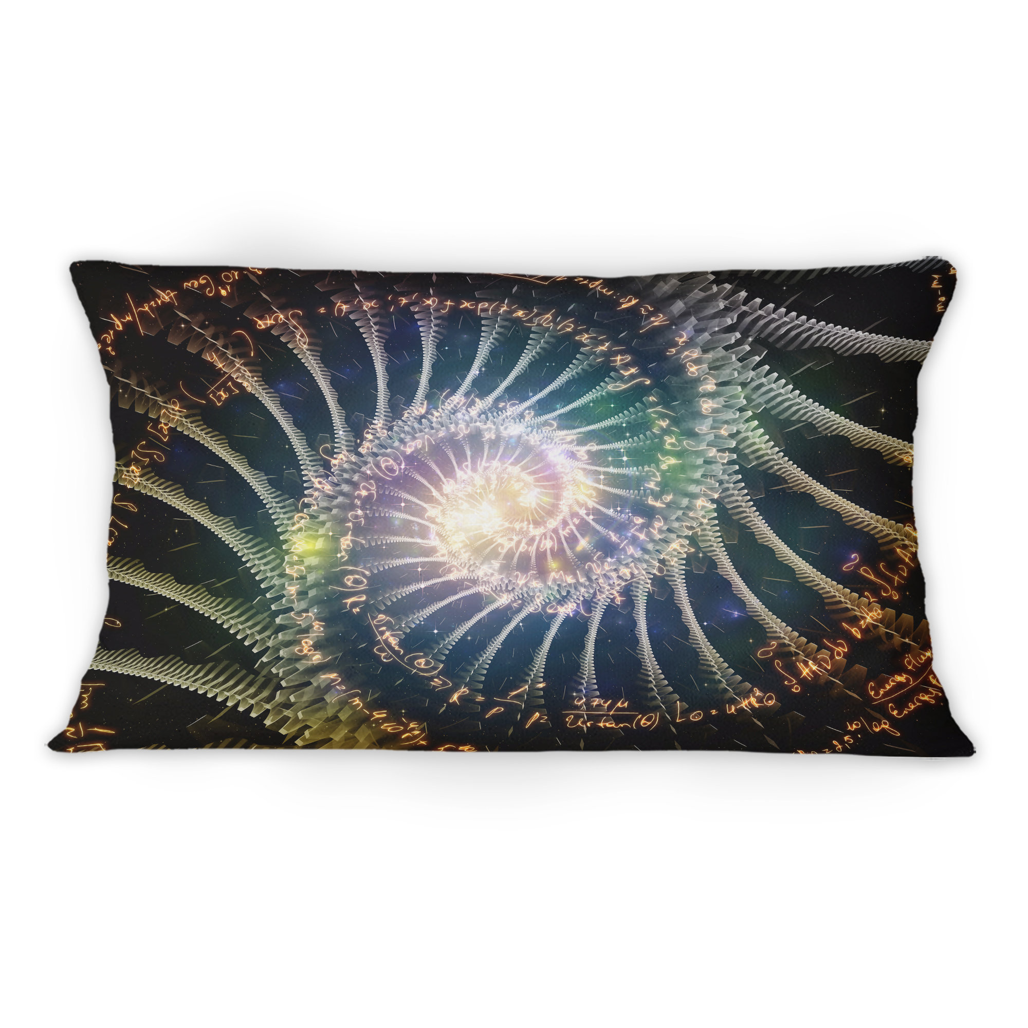Design Art Spiral Helix Fractal Infinity I - Modern Printed Throw ...