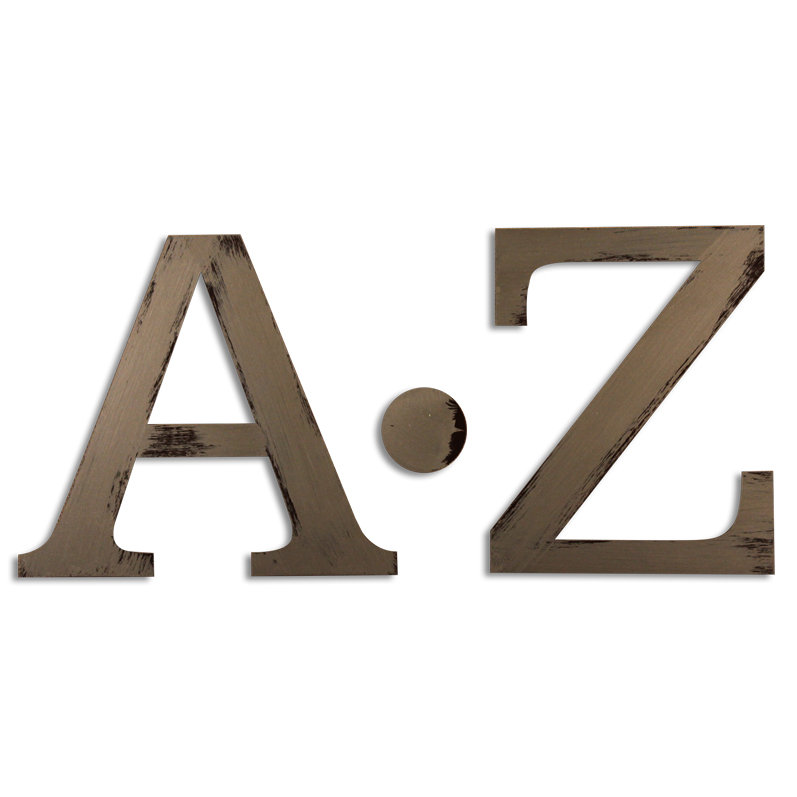 Letter2Word Individual Capital Block Letter A-Z Wall Décor | Wayfair