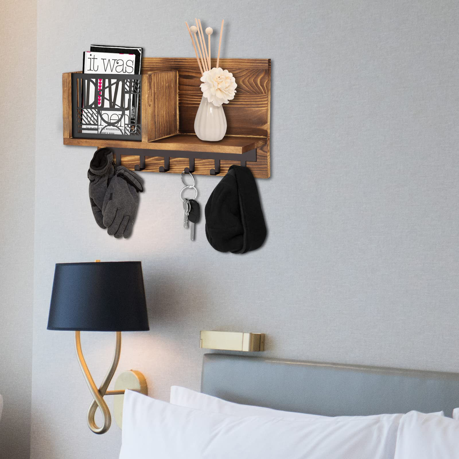 Crestone Solid Wood Wall Organizer | Wayfair