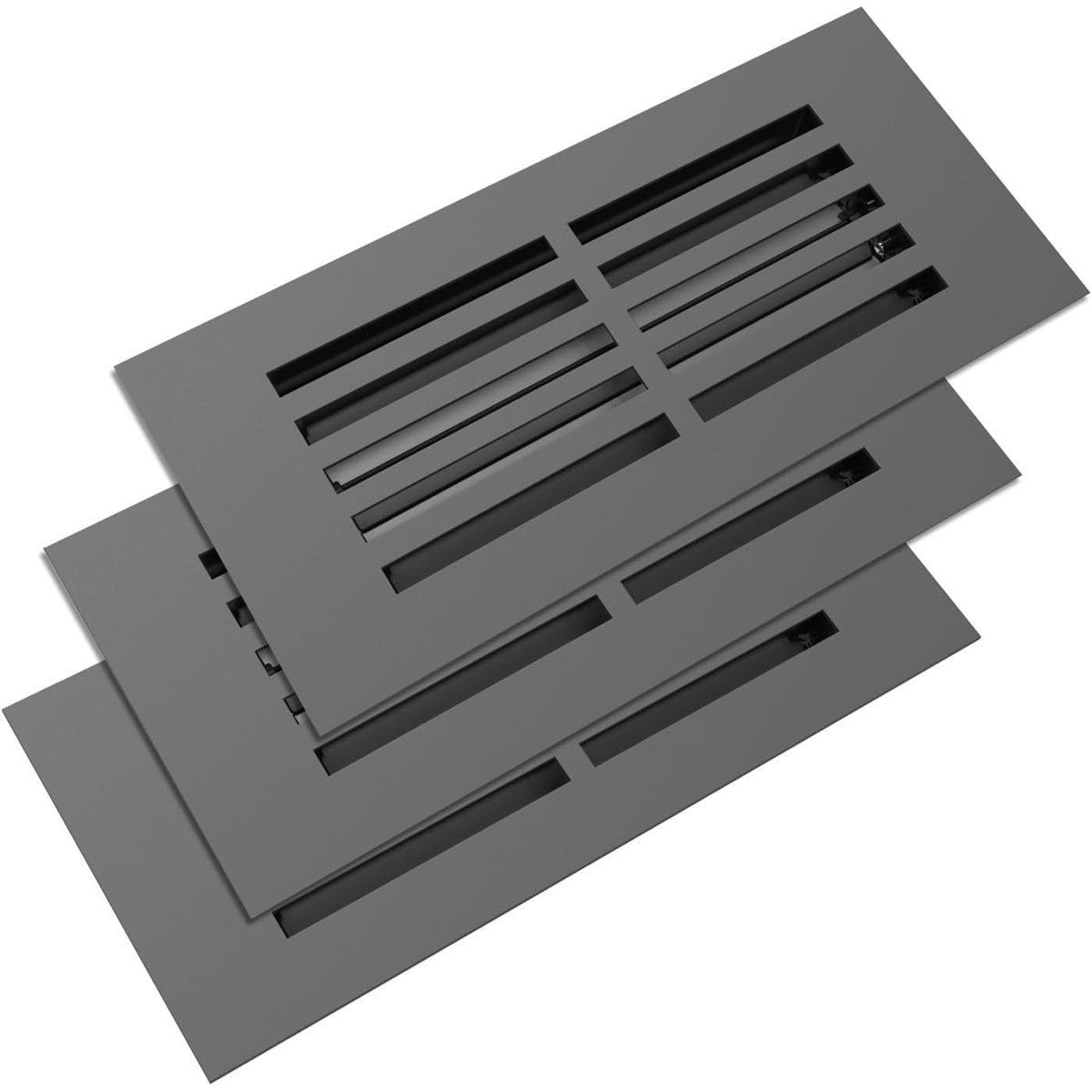 Reggio Register 4X10 (3-Pack) Low-Profile Linear Split Design Floor ...