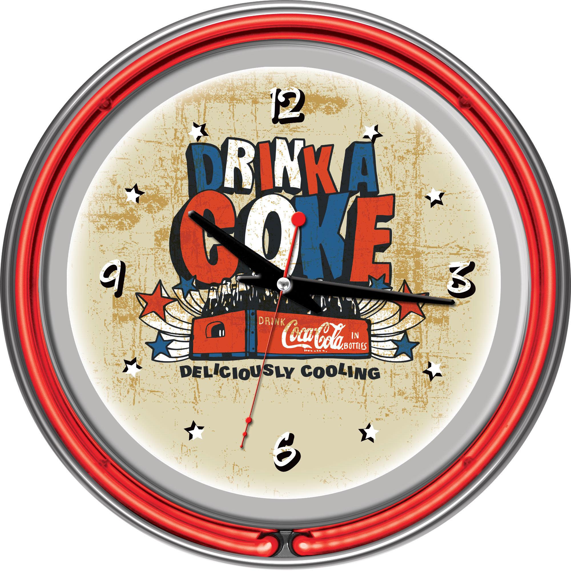 Trademark Global Coca Cola Brazil 13" Wall Clock - Wayfair Canada