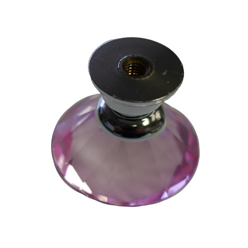 Beauty Acrylic 1 1/4" Length Geometric Knob & Reviews | Wayfair