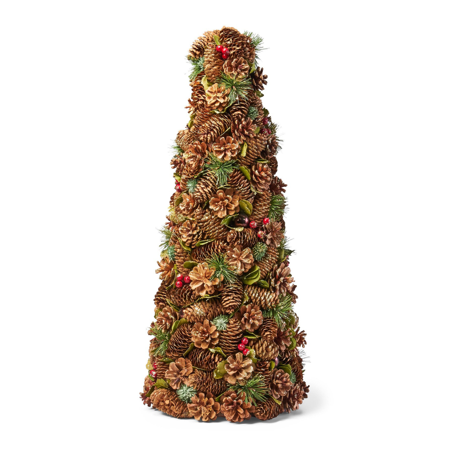 The Holiday Aisle® PINE CONE TABLE TOP TREE | Wayfair