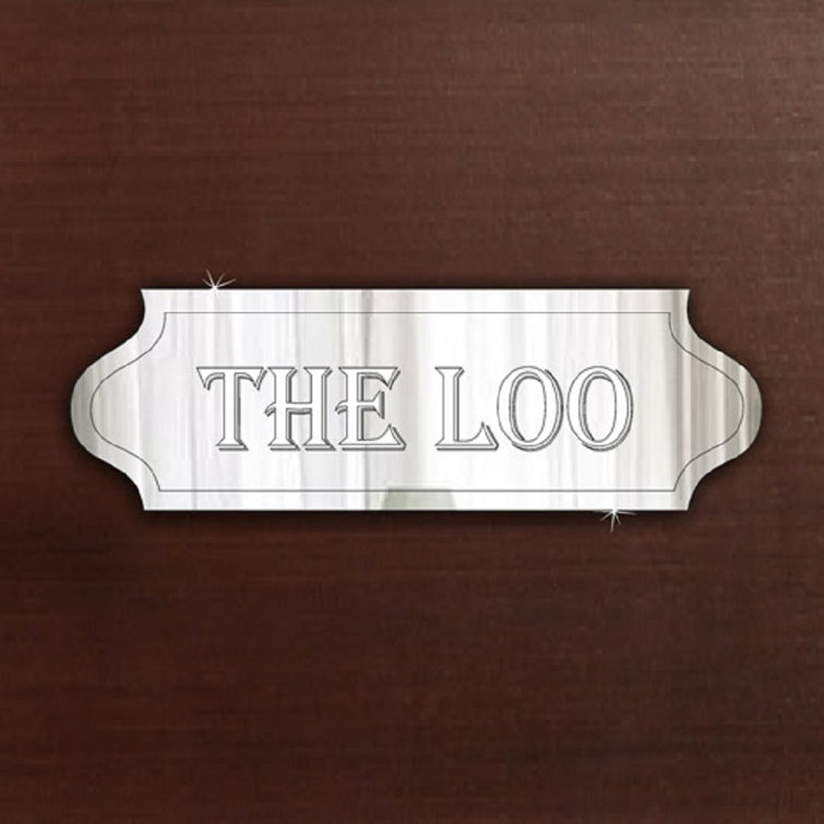 Happy Larry The Loo Decorative Sign | Wayfair.co.uk