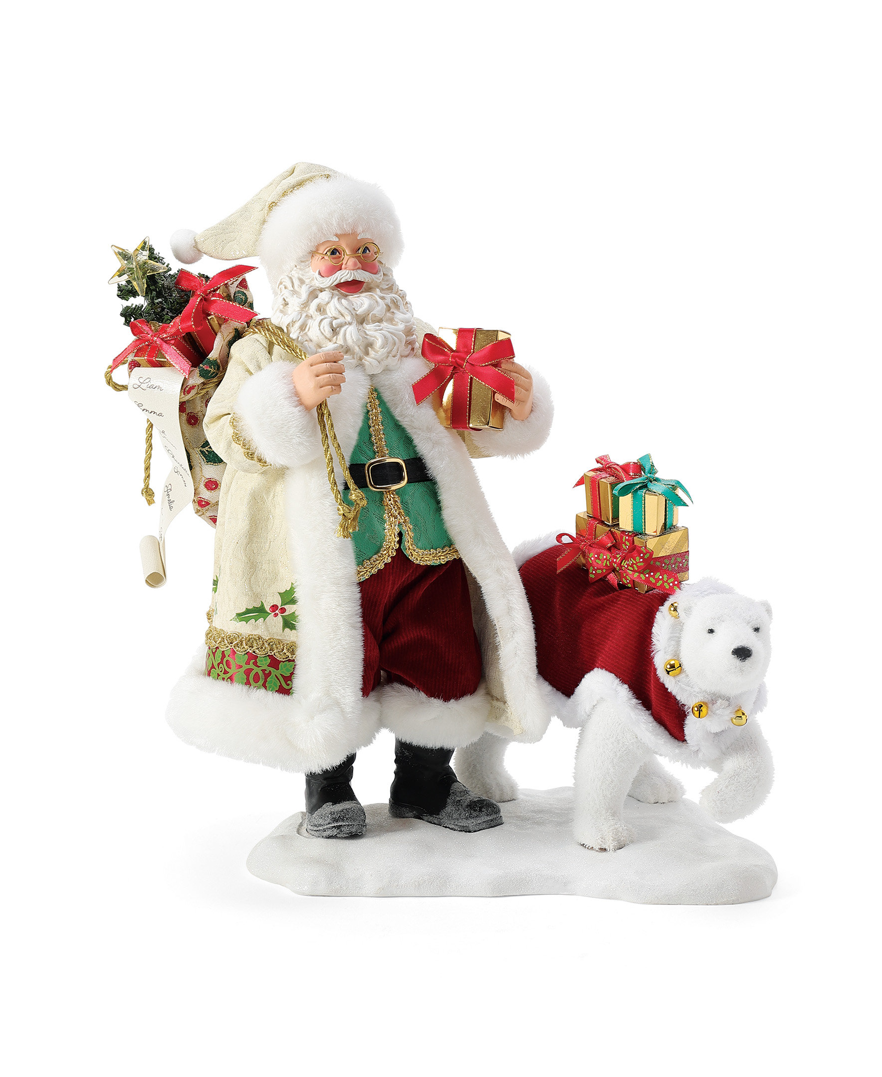 Possible Dreams Christmas Traditions Polar Pair Santa 10.5in | Wayfair