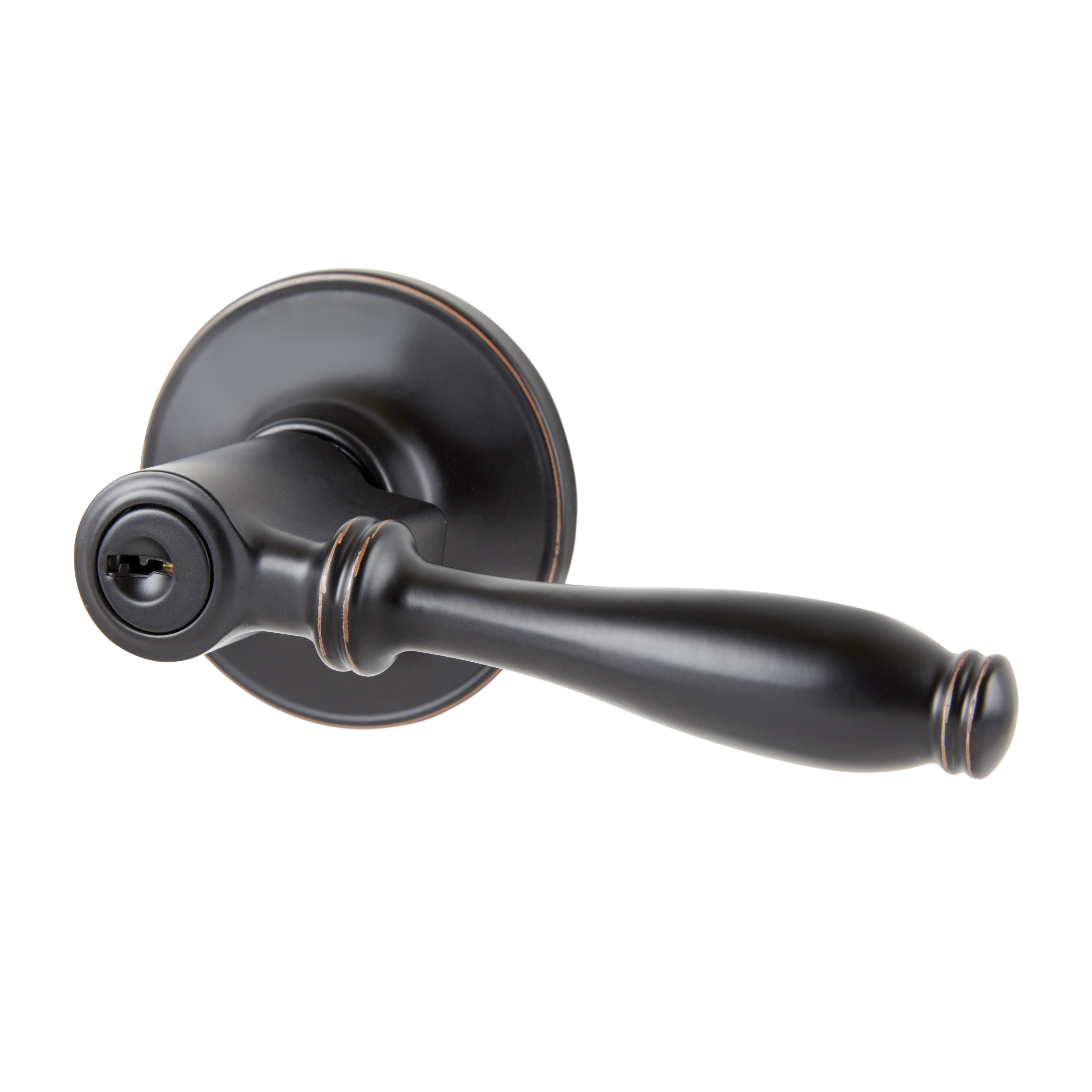 Delaney Hardware CALLAN Silona Keyed Door Lever US26 & Reviews | Wayfair