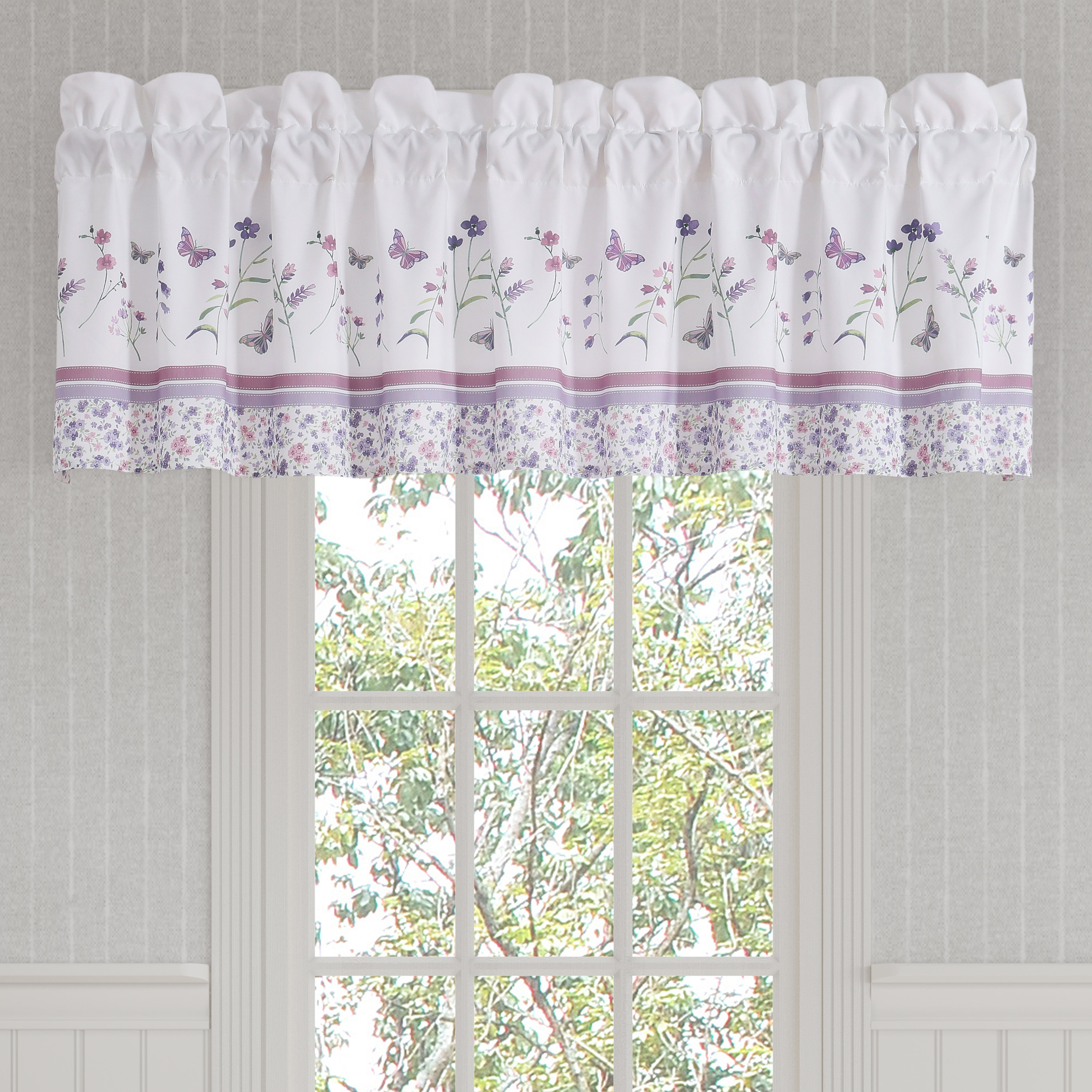 Royal Court Nola Window Straight Valance Lilac | Wayfair