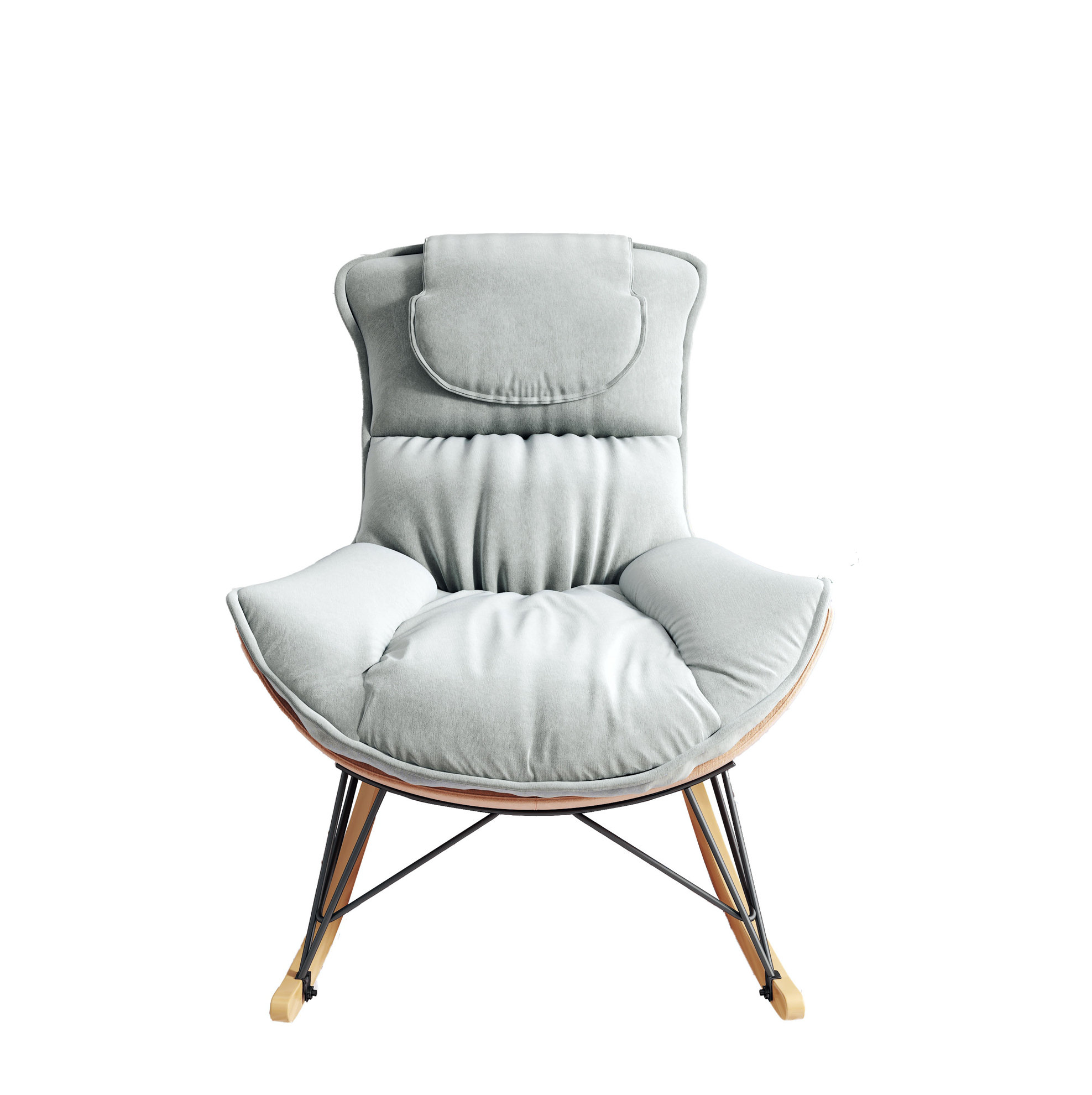 NRANTUM Leisure sofa single rocking chair, light luxury sofa chair ...