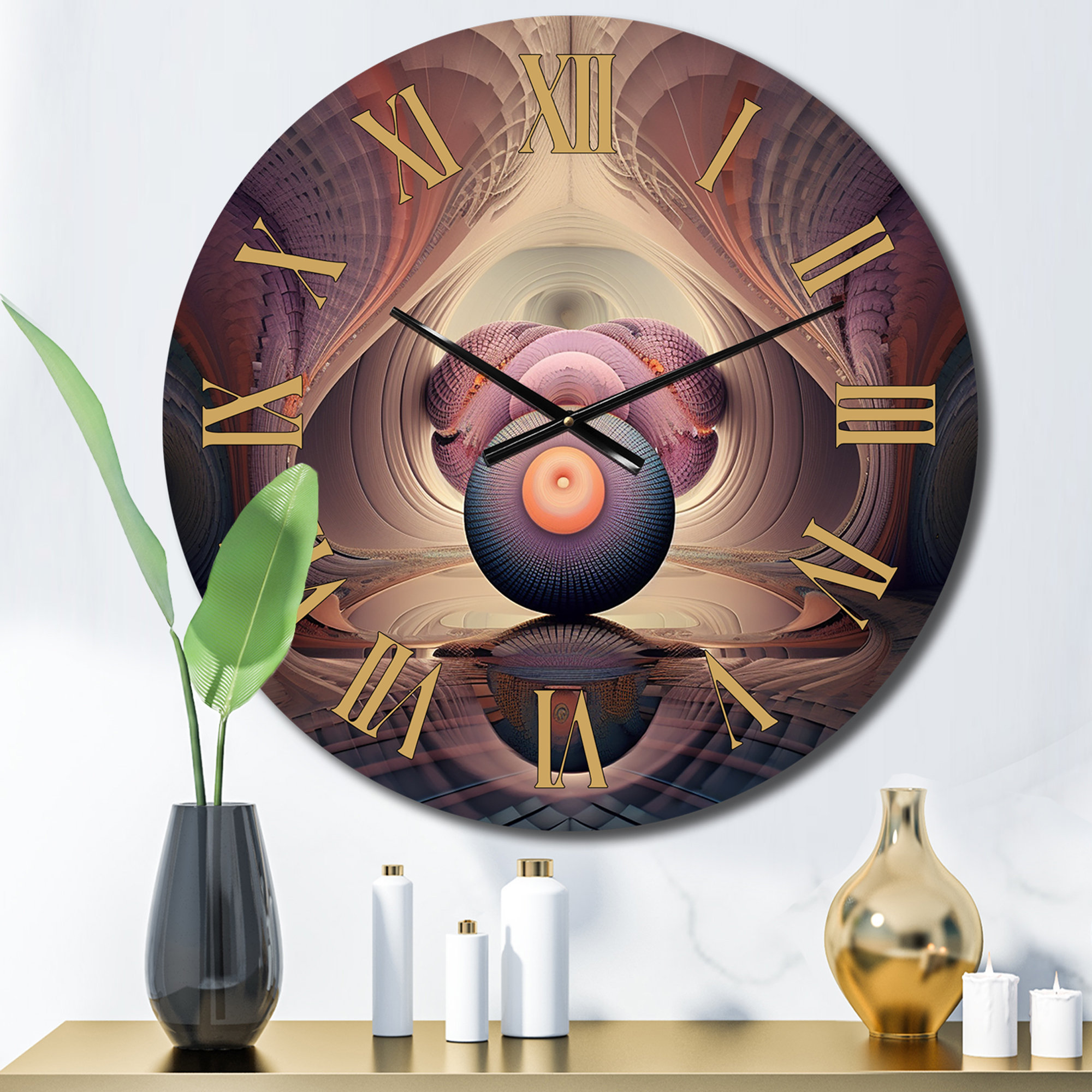 Design Art Interior Architecture Of Mystical Imagination II Metal Wall ...