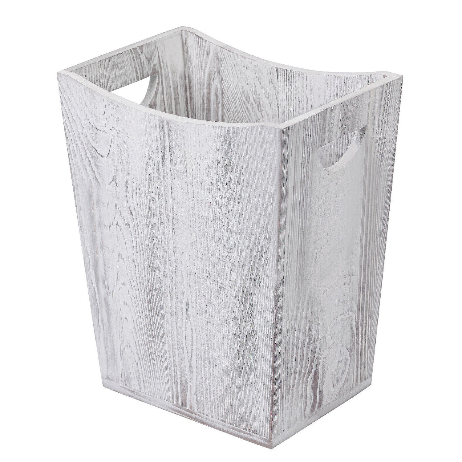 CELLPAK Wood Trash Can Rustic Farmhouse Wastebasket Bin & Reviews | Wayfair
