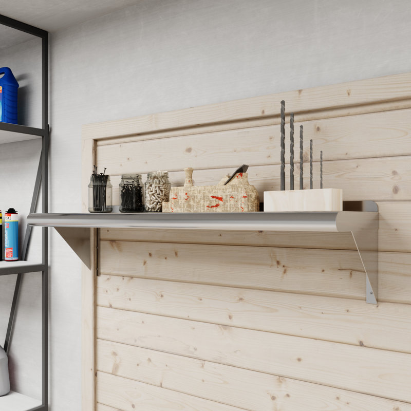 Amgood Stainless Steel Wall Mount Shelf & Reviews | Wayfair