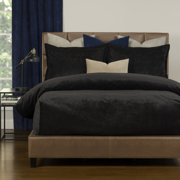 Siscovers Mixology Velvet Bed Cap Comforter Set with Sewn Corners ...