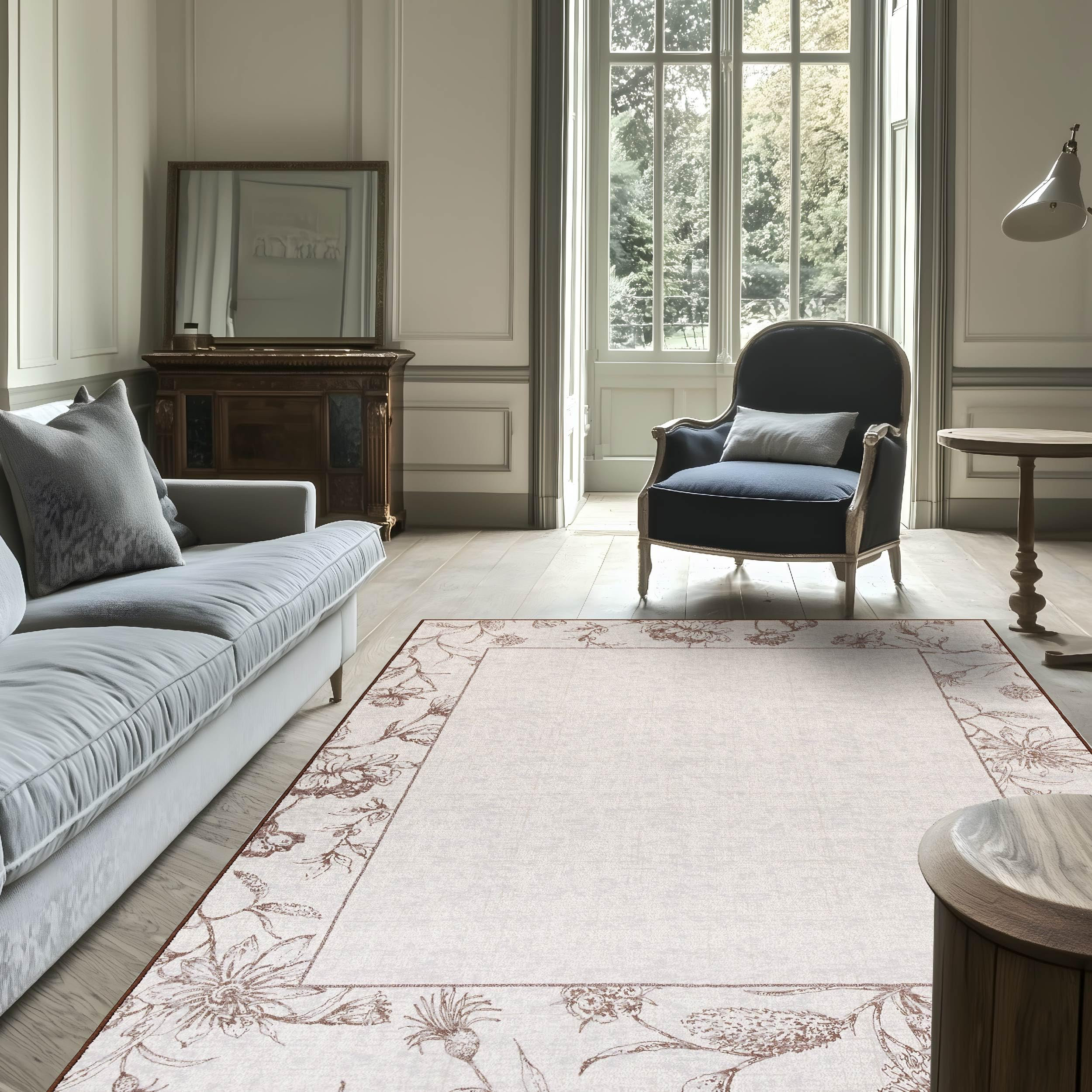 Bedsure Area Rugs for Living Room Machine Washable Modern Style Rug ...