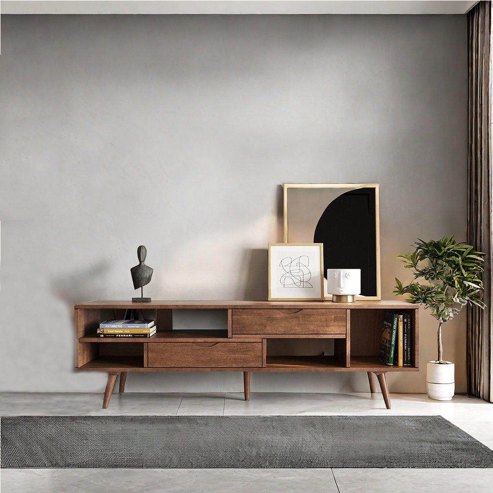 Finaewg American style solid wood creative TV stand | Wayfair