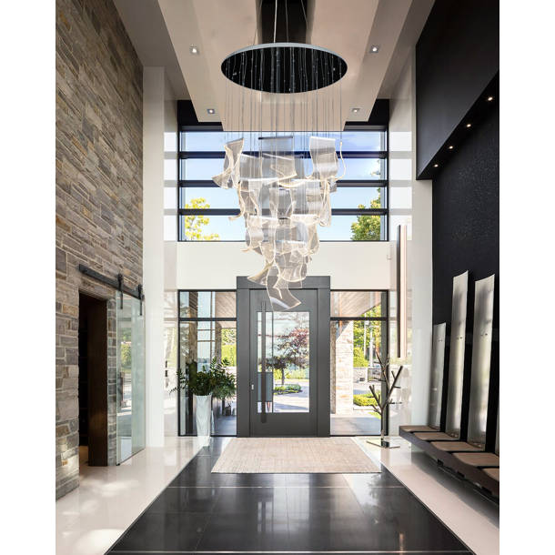 Stanton Gray Maxine Abstract Metallic Wallpaper Roll | Perigold