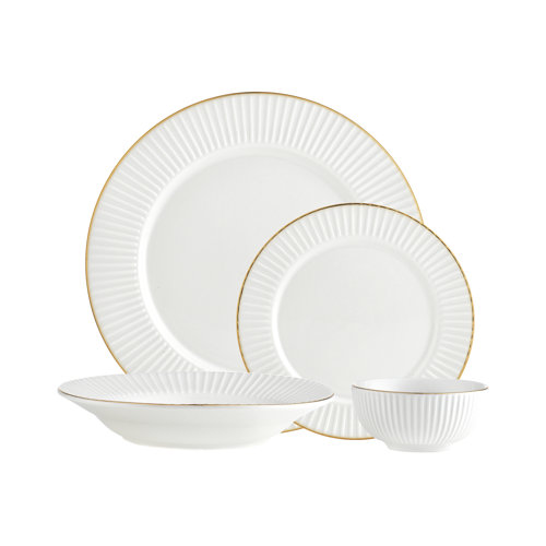 Glam Dinnerware Sets You'll Love | Wayfair