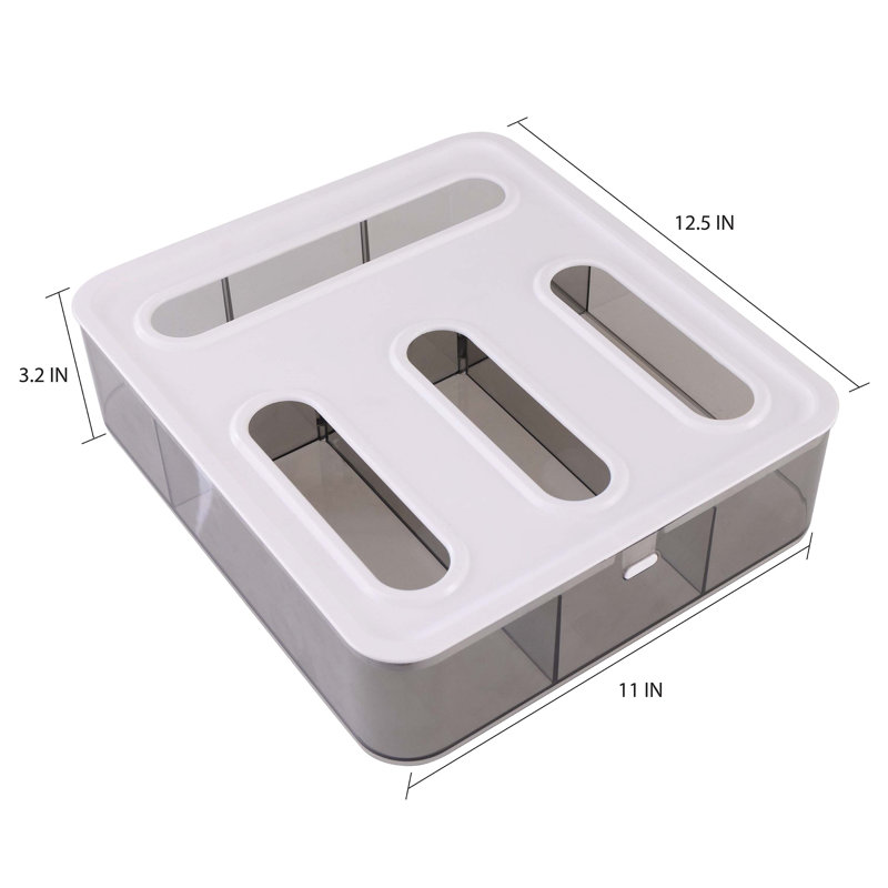 Rebrilliant 4 Compartment Storage Bag Organizer | Wayfair