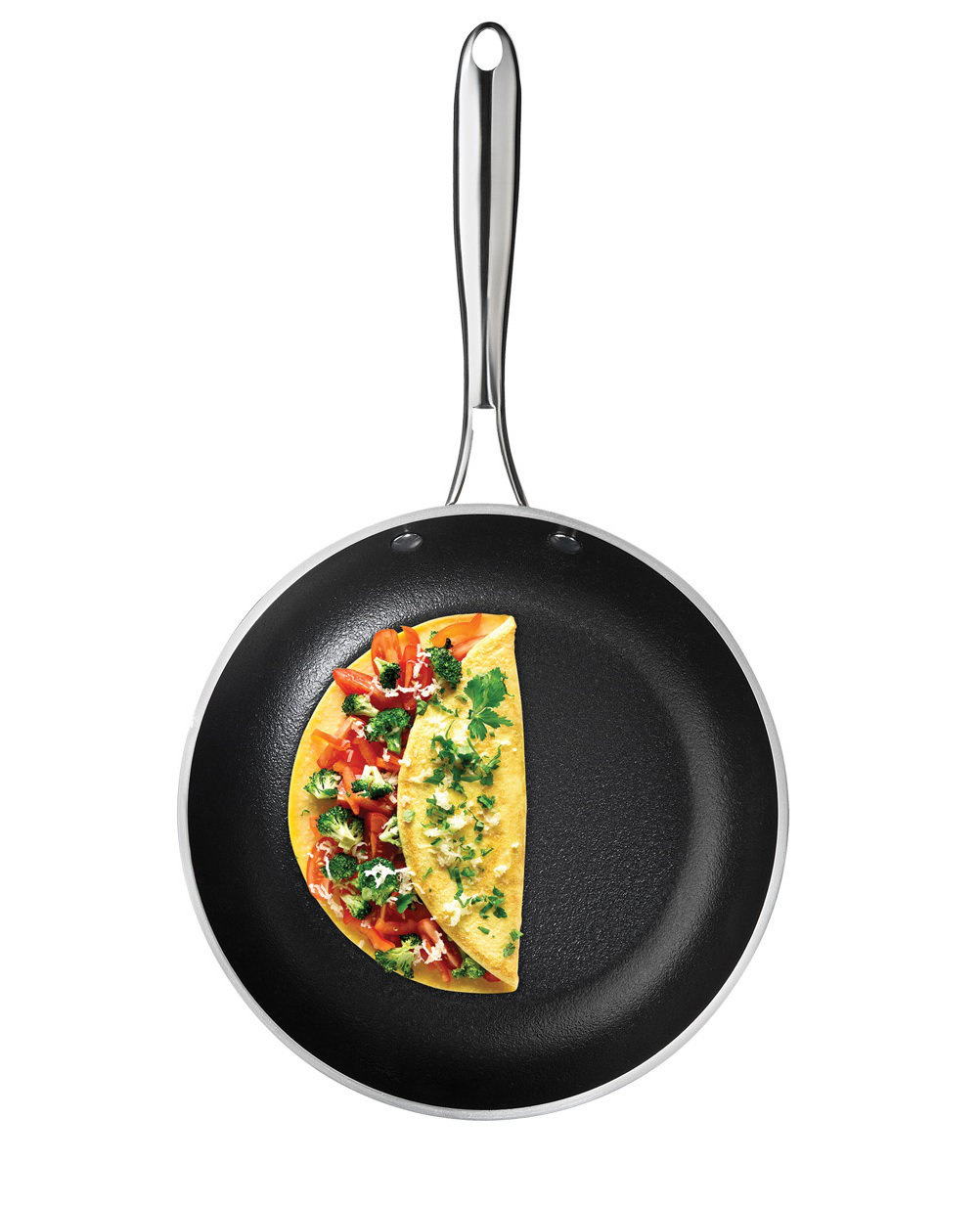 Gotham Steel Pewter Cast Textured 12" Nonstick Fry Pan with Stay Cool ...