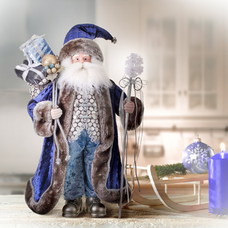 Regency International Winter Santa with Snowflake Staff Figurine ...