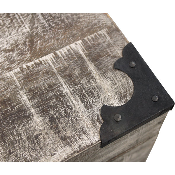 August Grove® Aarilyn Solid Wood Block End Table & Reviews | Wayfair