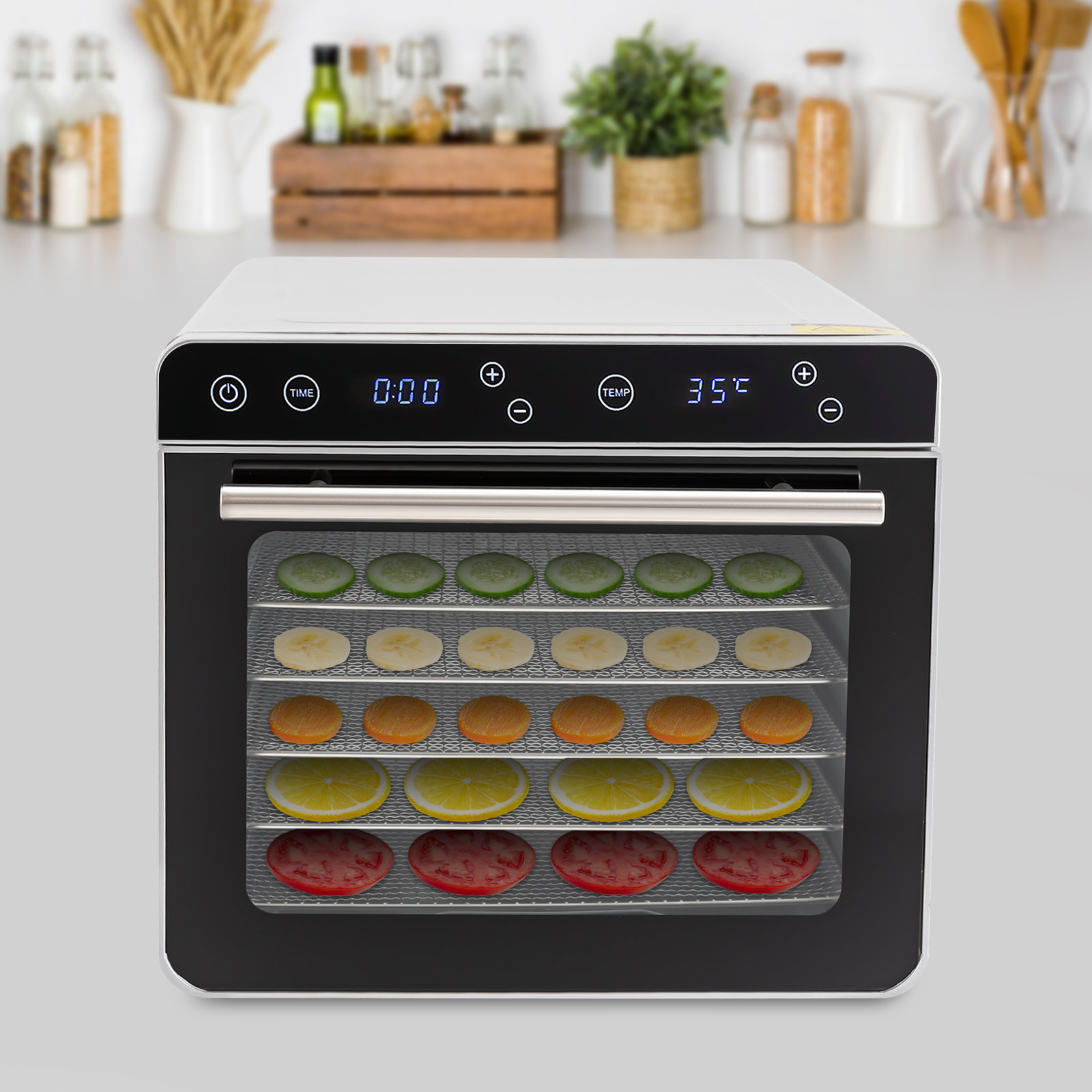 SUNYOU Dehydrator Machine With 6 Mesh Trays | Wayfair