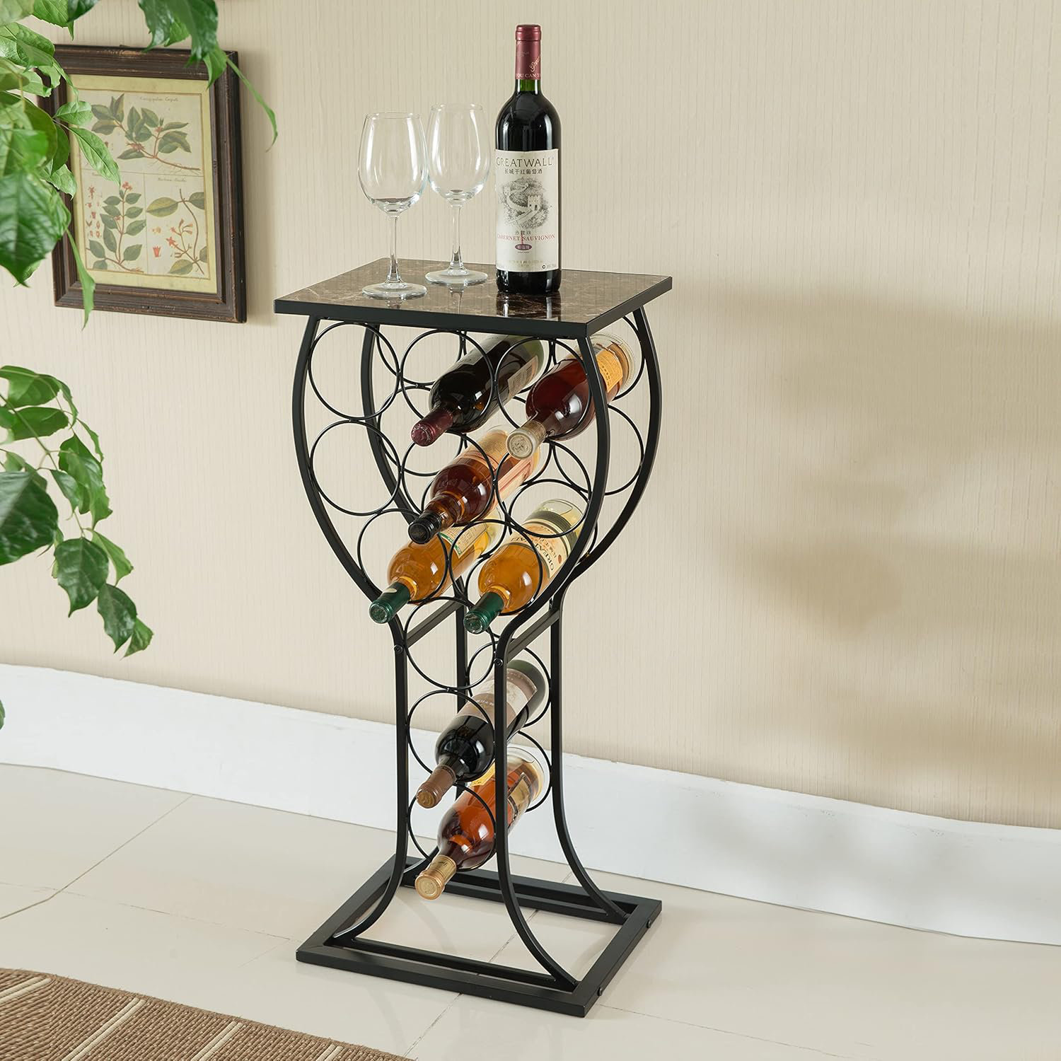 Lark Manor Mini Bar Table Storage And Display Holder, That Holds 11 ...