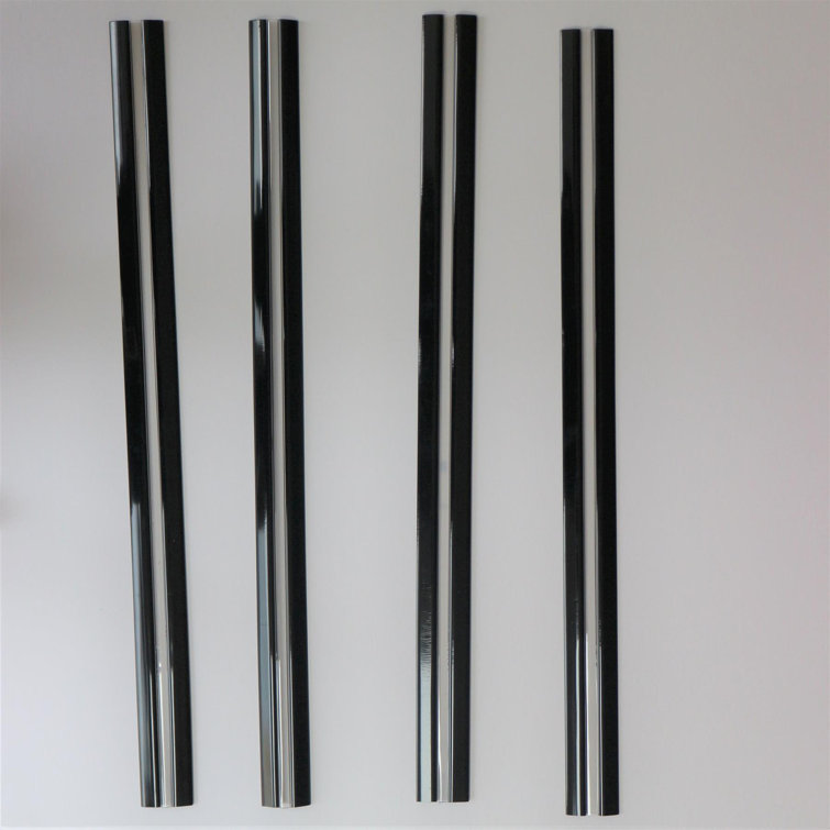 Symple Stuff 500mm Black Low Profile Flex hinges, Fexible Living Hinges ...