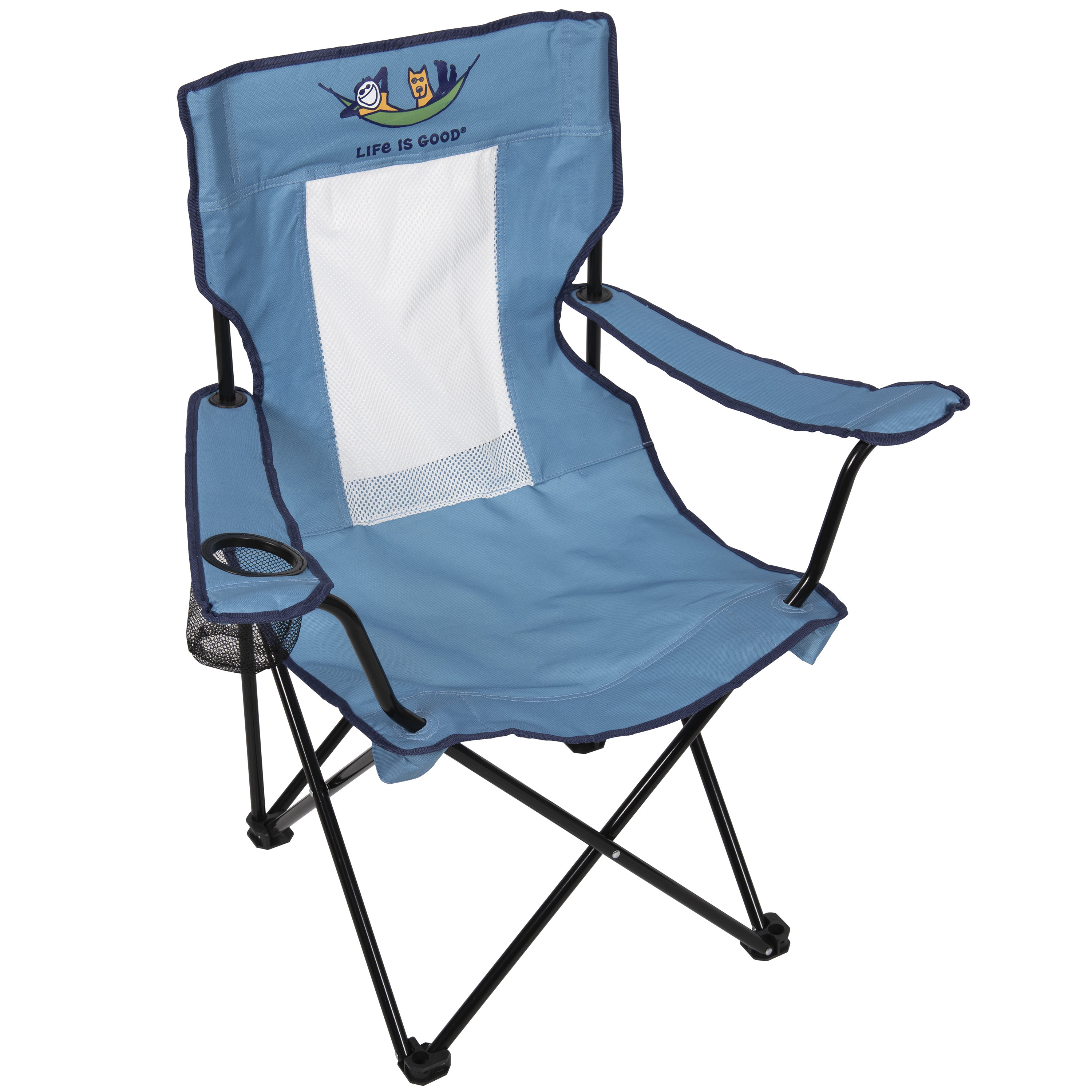 Rio Brands Life is Good Mesh Back Quad Chair | Wayfair