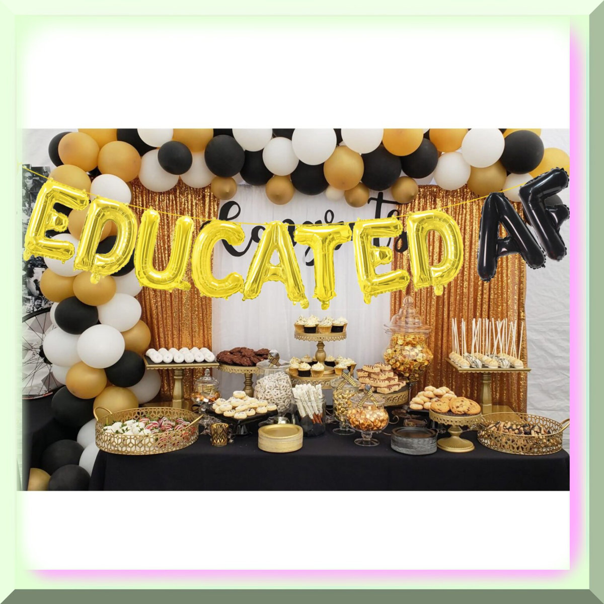 BRBCA Sparkling Black Glitter Number 3 Centerpiece Sticks 12-Pack ...