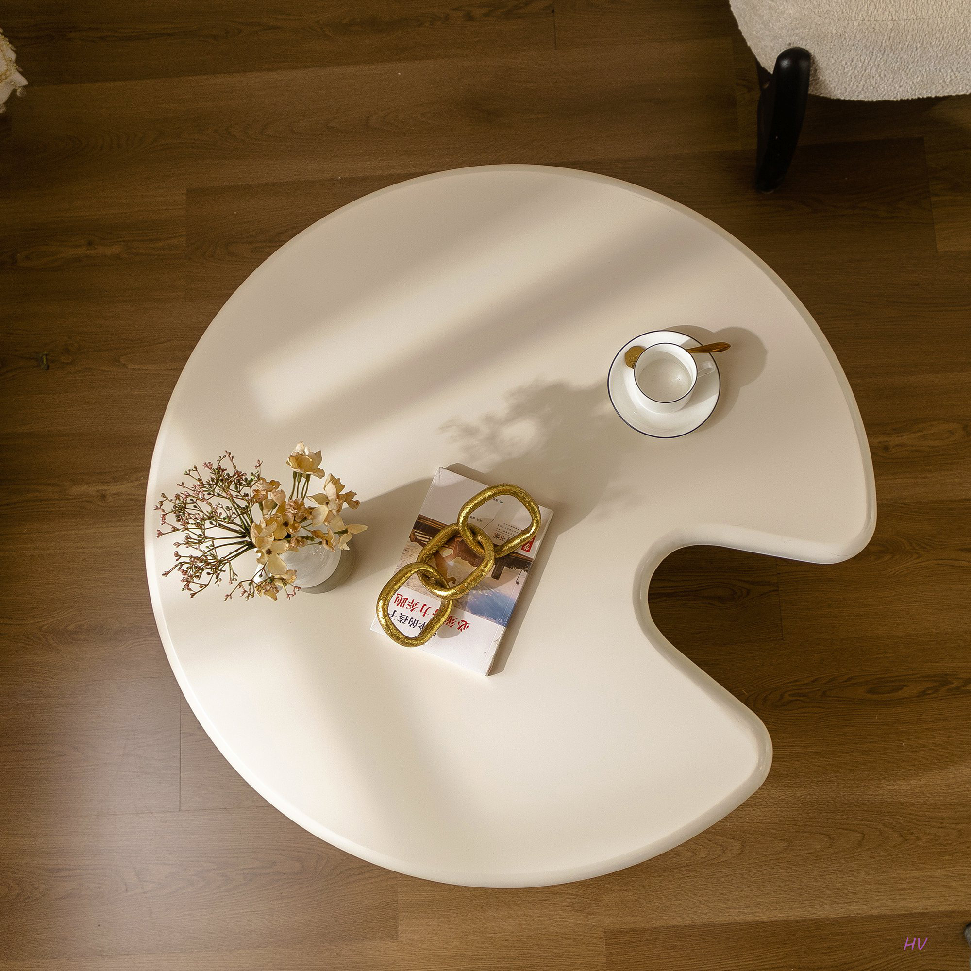 Wrought Studio™ Circular Coffee Table Set Easy Assembly For Living Room ...