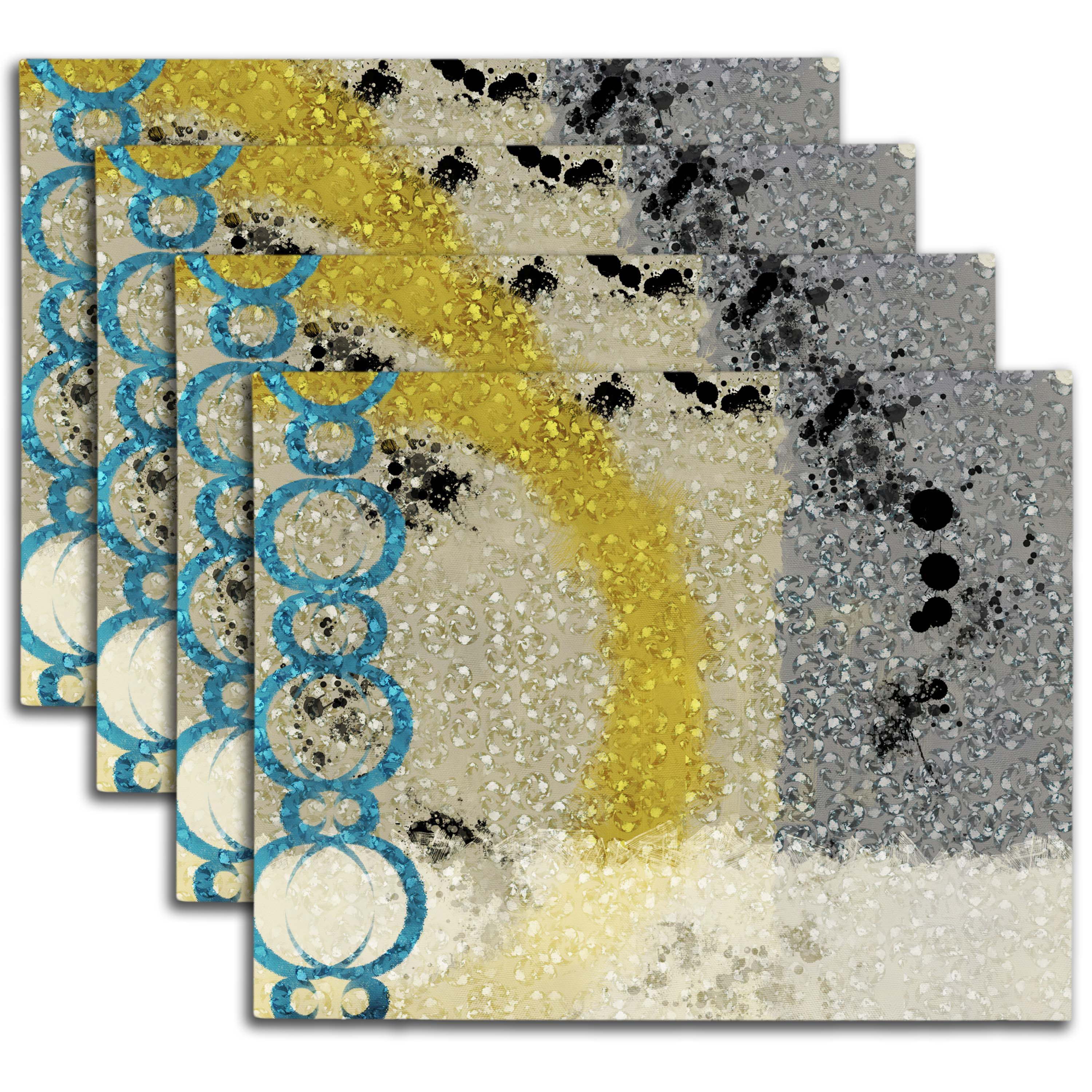 LeRoi Products Polyester Abstract Rectangle Placemat | Wayfair