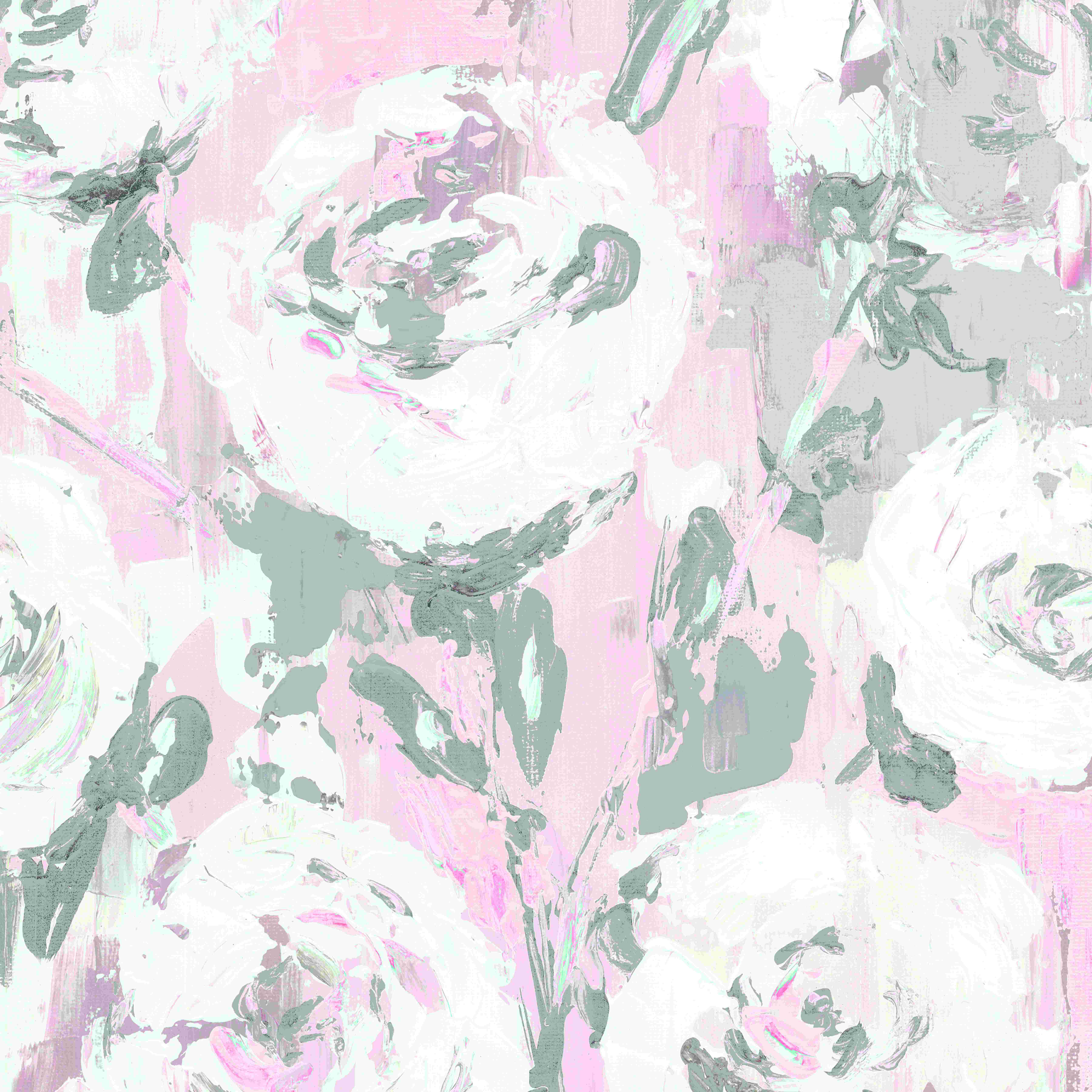 Wrought Studio " Abstract Flower Bouquet 2 " Painting Print | Wayfair