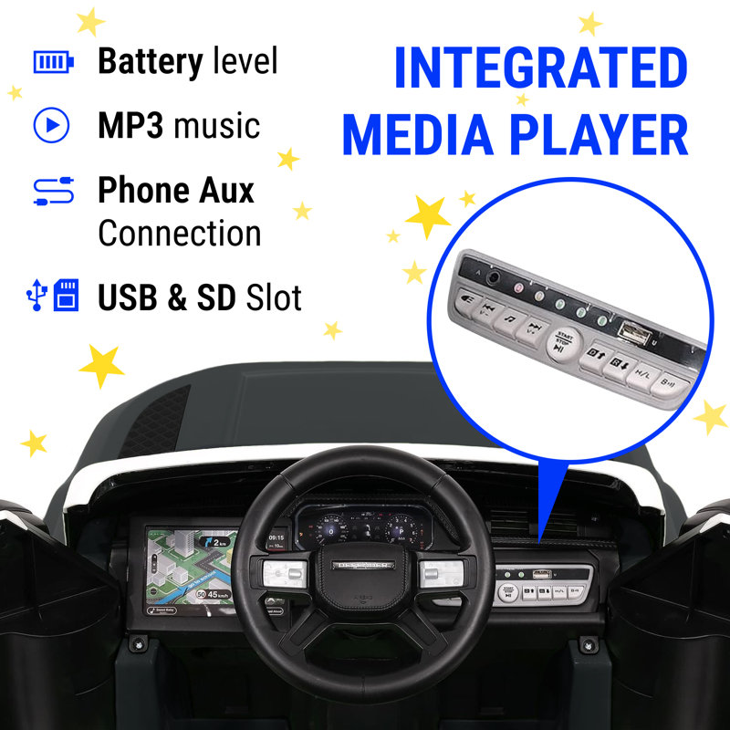 Moderno Kids Land Rover Moderno Kids 12 Volt 1 Seater Battery Powered ...